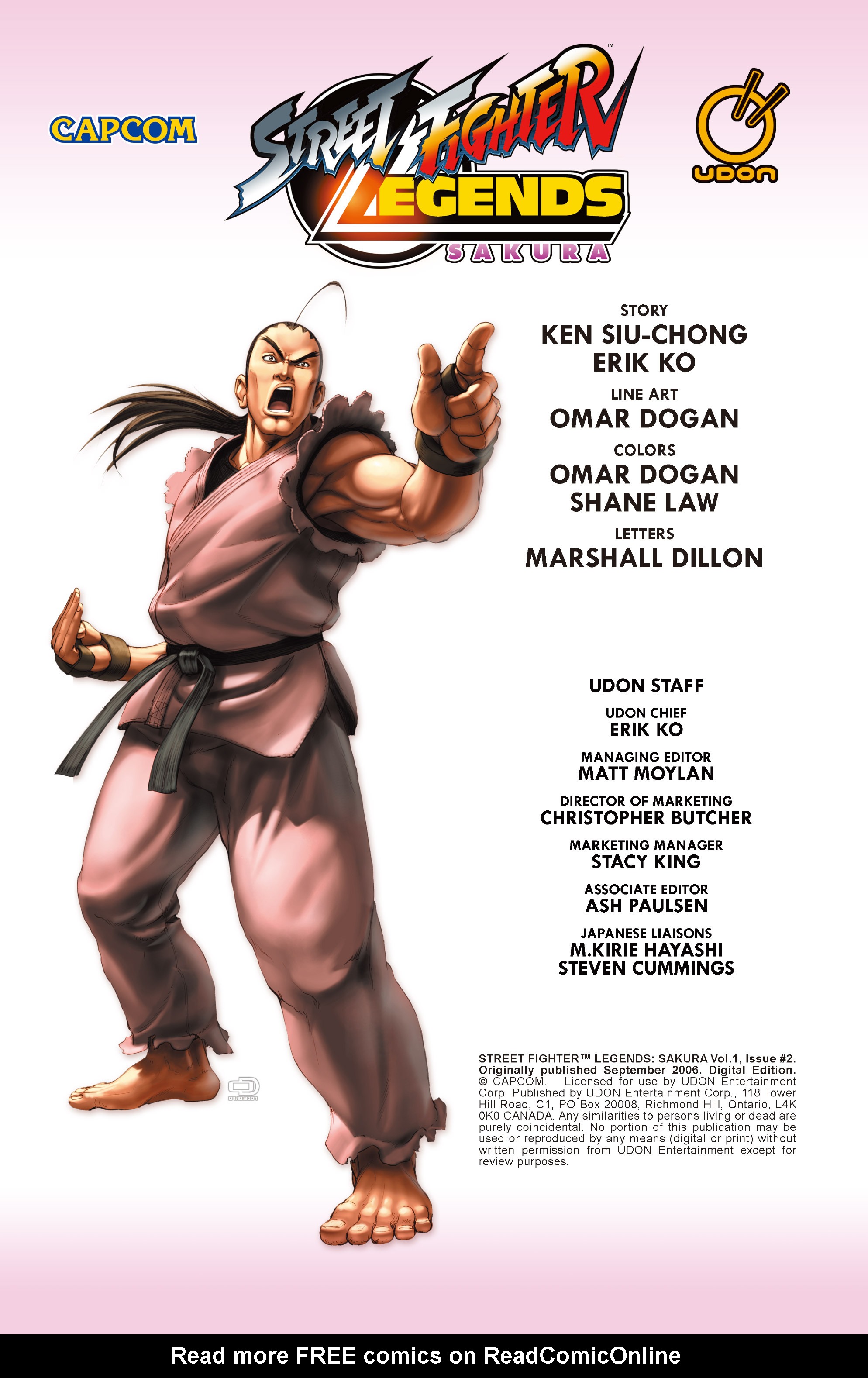 Read online Street Fighter Legends: Sakura comic - Issue #2