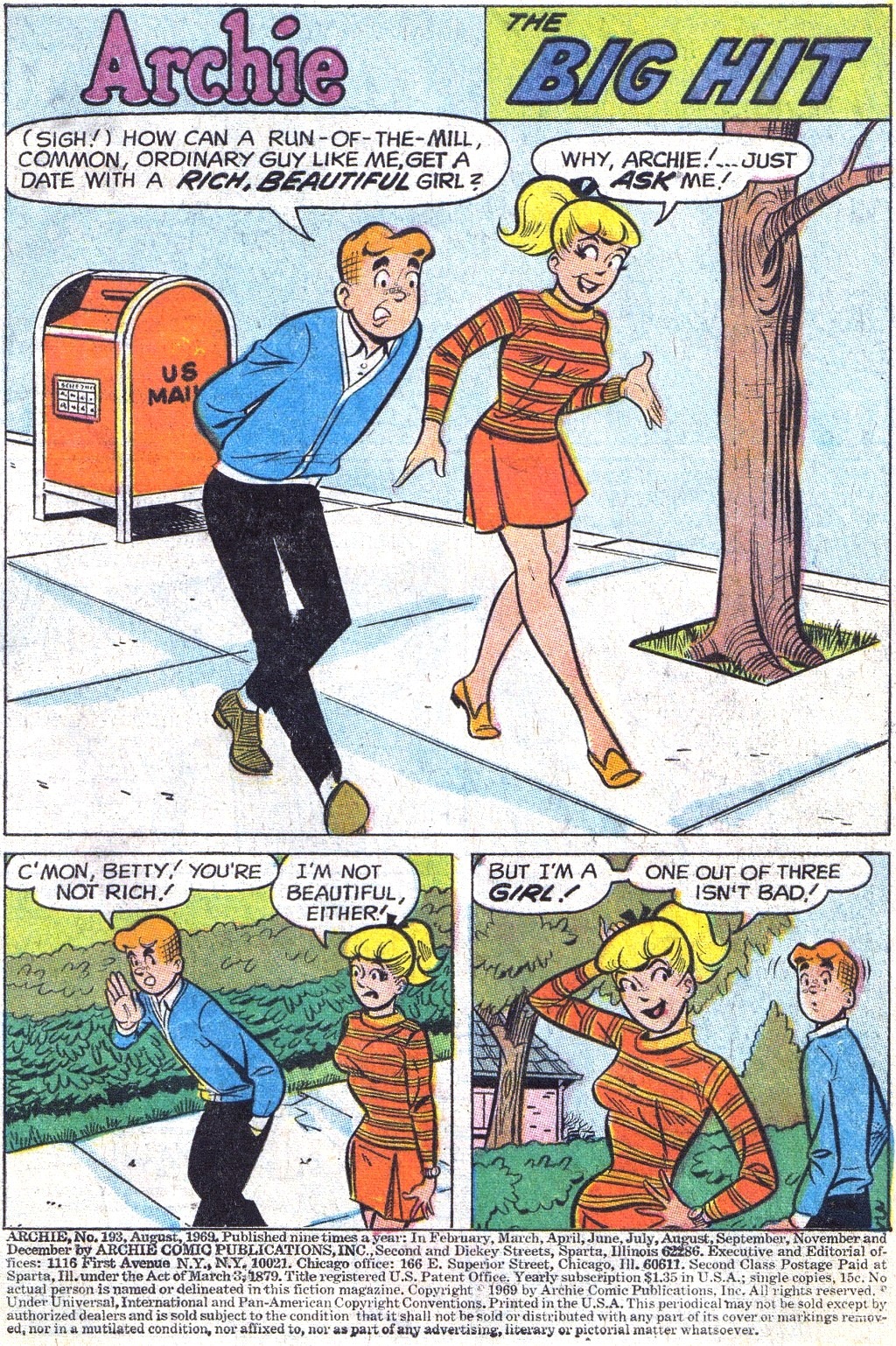 Read online Archie (1960) comic - Issue #193