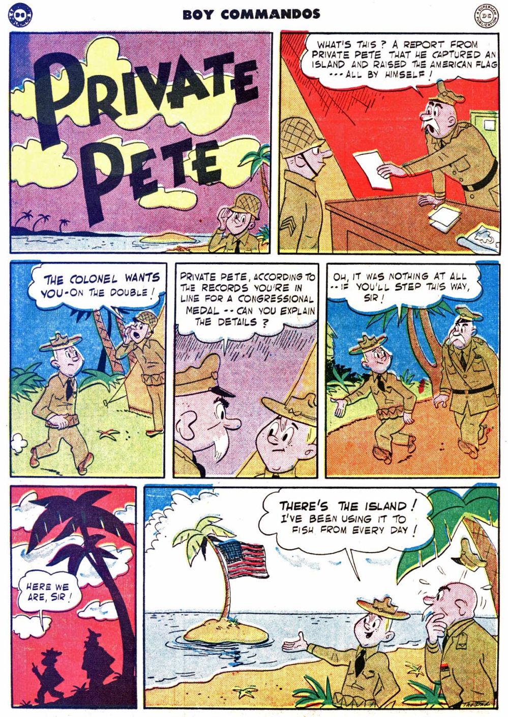 Read online Boy Commandos comic - Issue #12