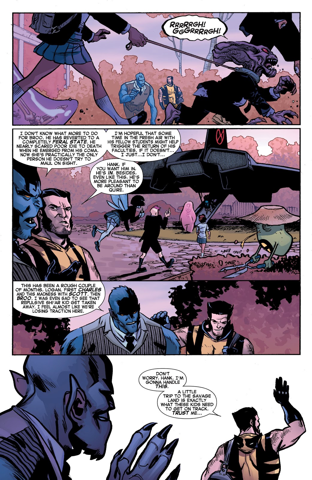 Read online Wolverine & The X-Men comic - Issue #25