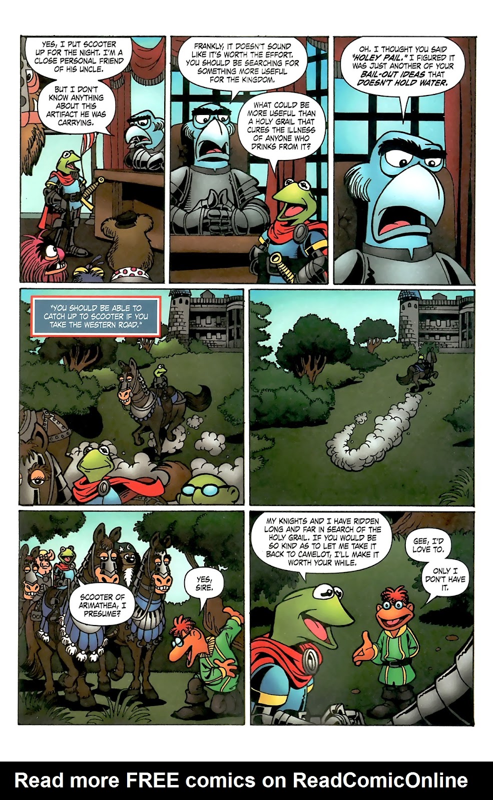 Read online Muppet King Arthur comic - Issue #3