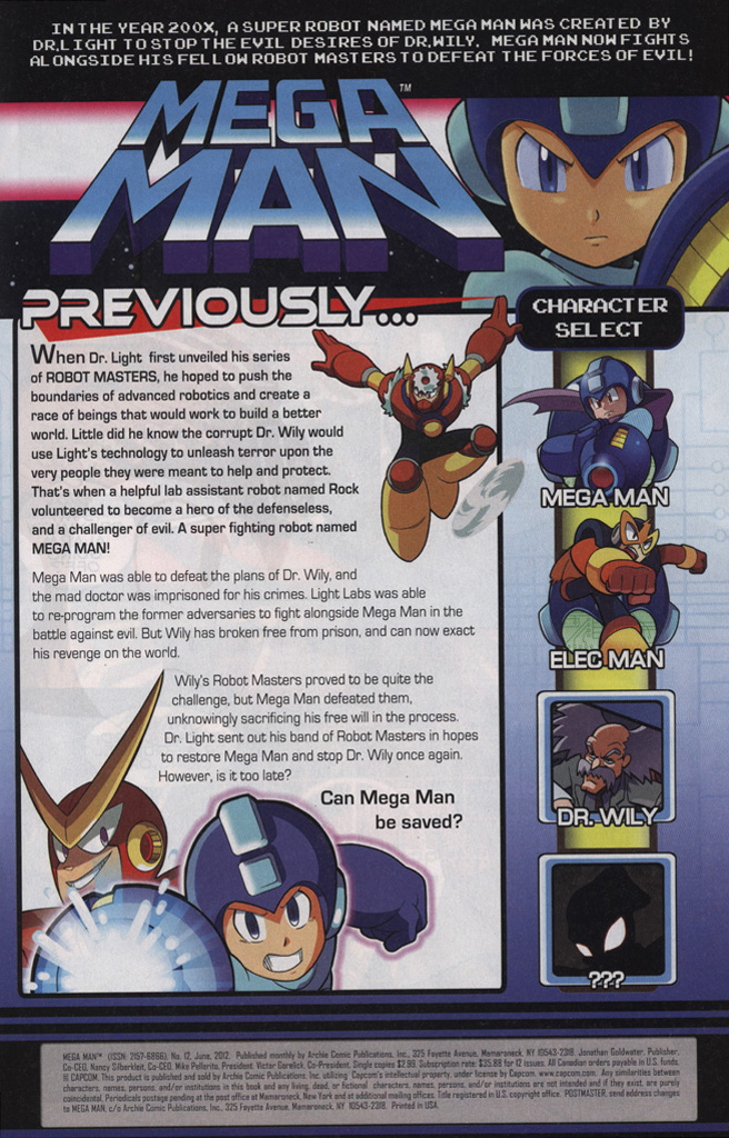 Read online Mega Man comic - Issue #12