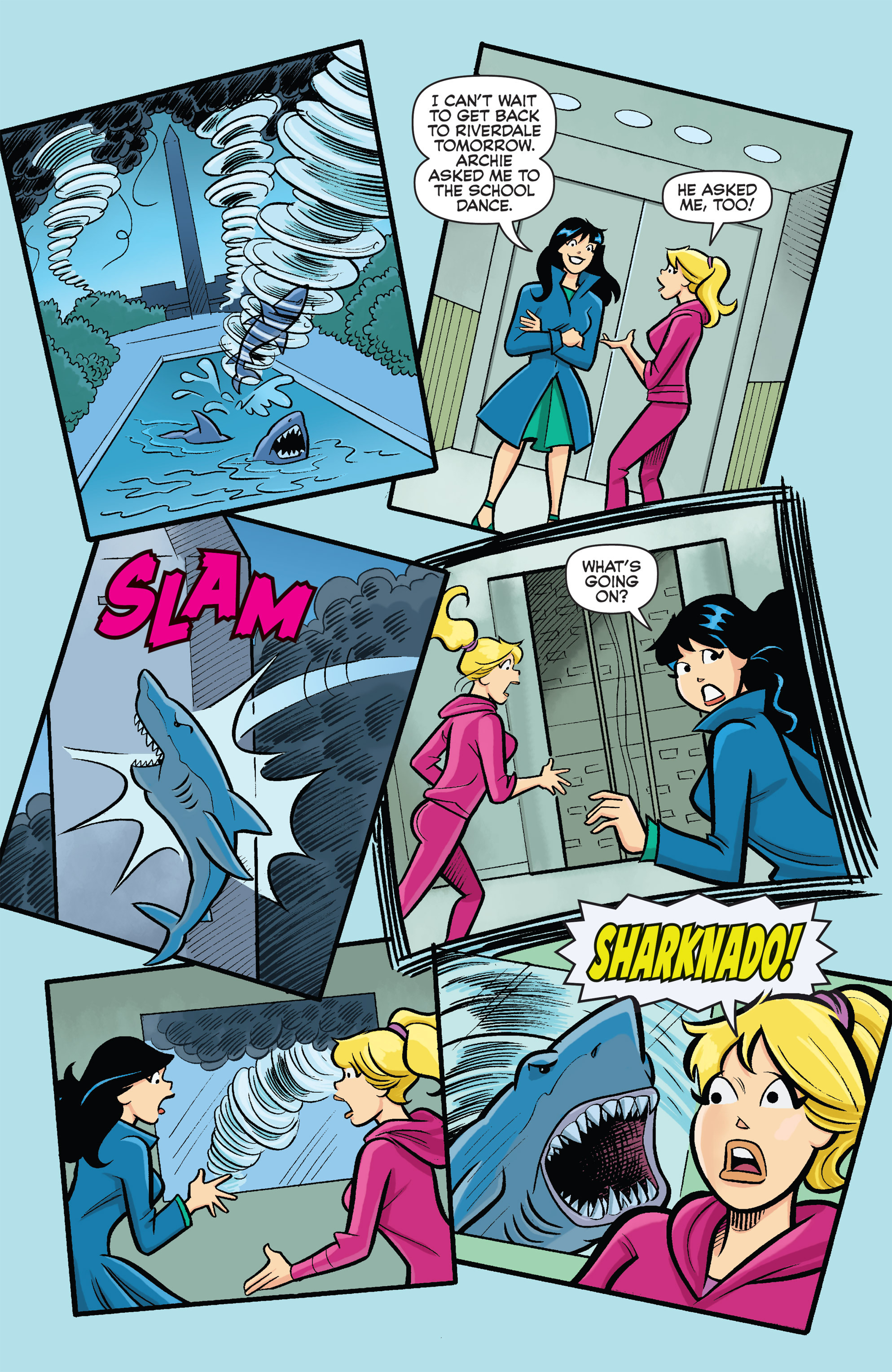 Read online Archie vs. Sharknado comic - Issue #Archie vs. Sharknado Full