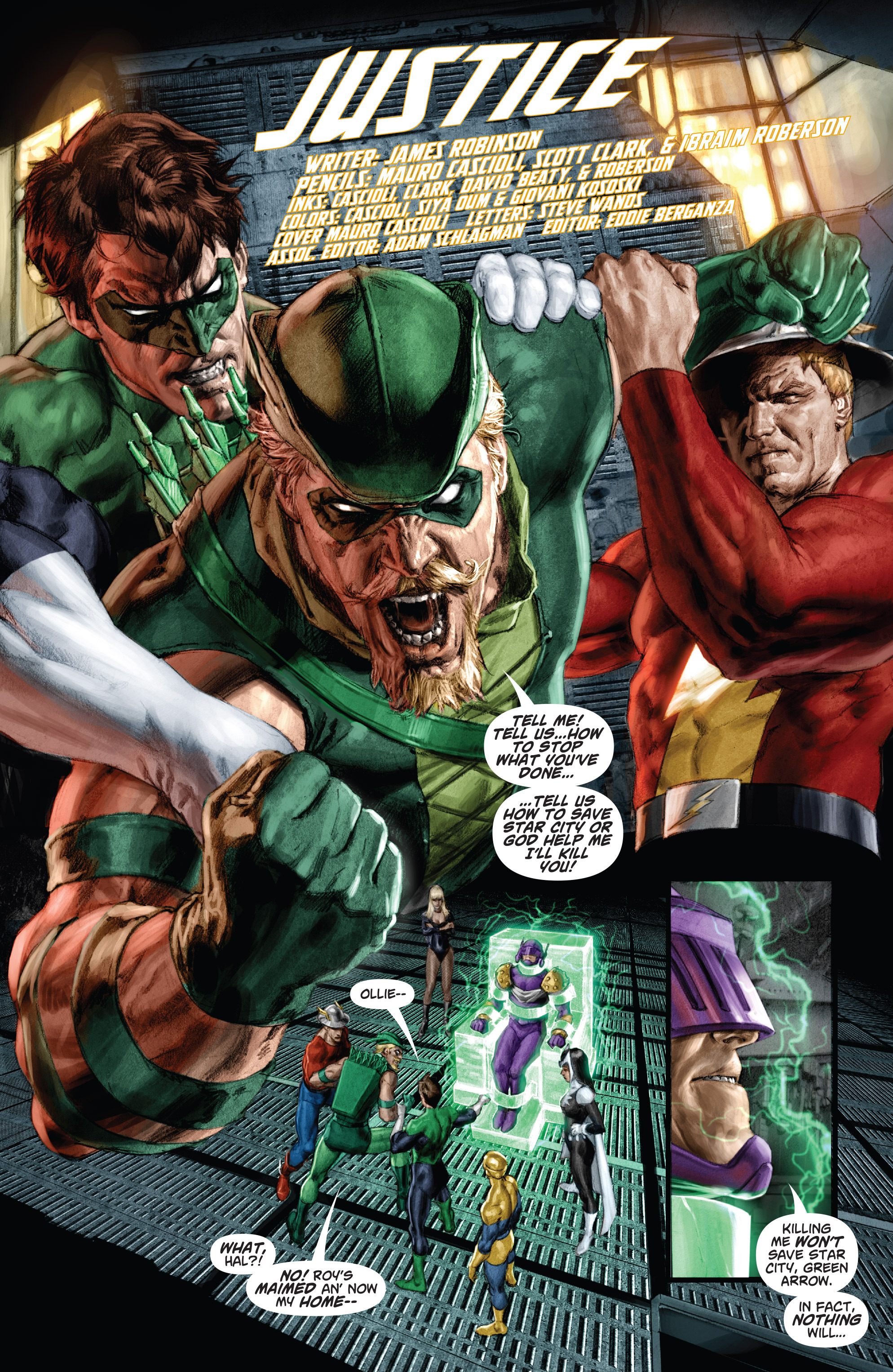 Read online Justice League: Cry for Justice comic - Issue #7