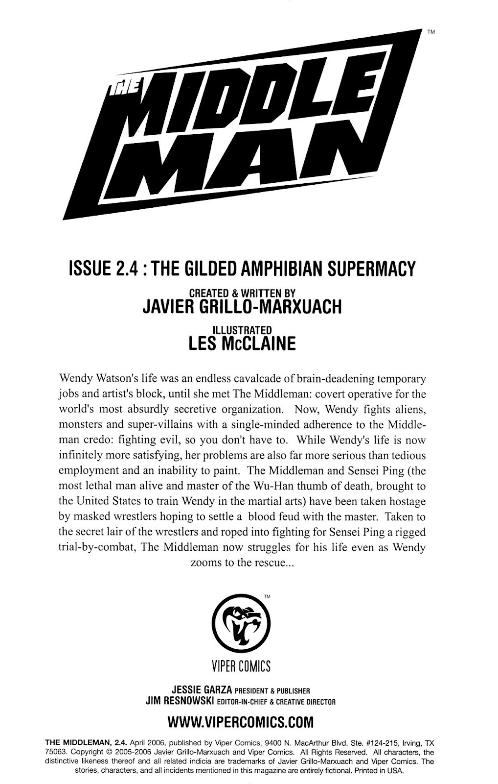 Read online The Middleman (2006) comic - Issue #4