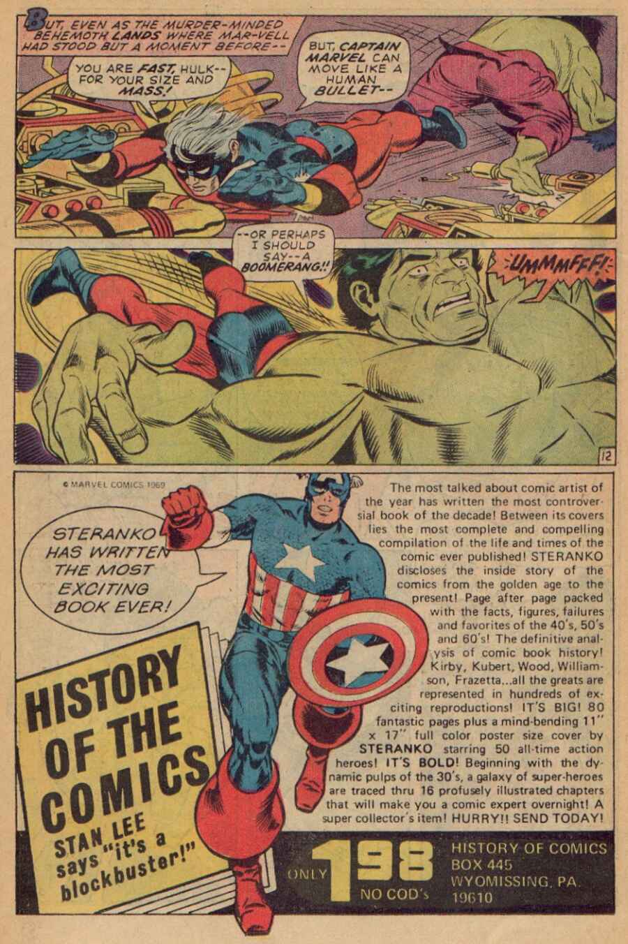 Read online Captain Marvel (1968) comic - Issue #21