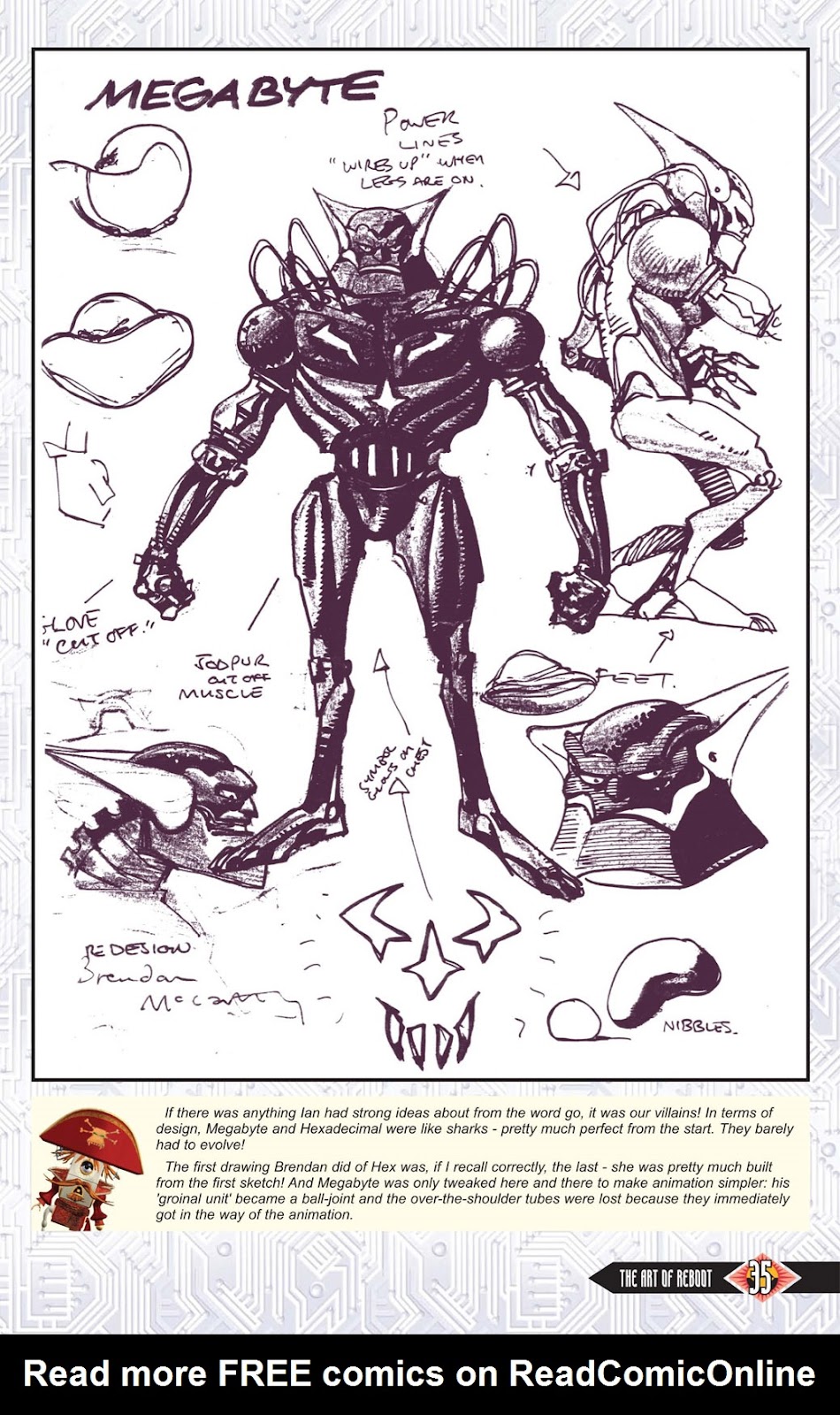 Read online The Art of Reboot comic - Issue # TPB