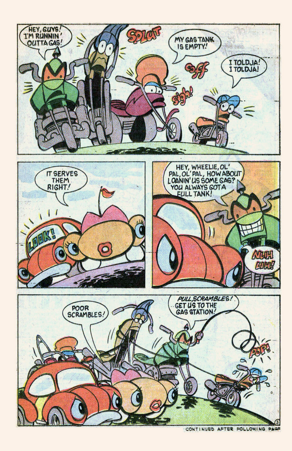 Read online Wheelie and the Chopper Bunch comic - Issue #3