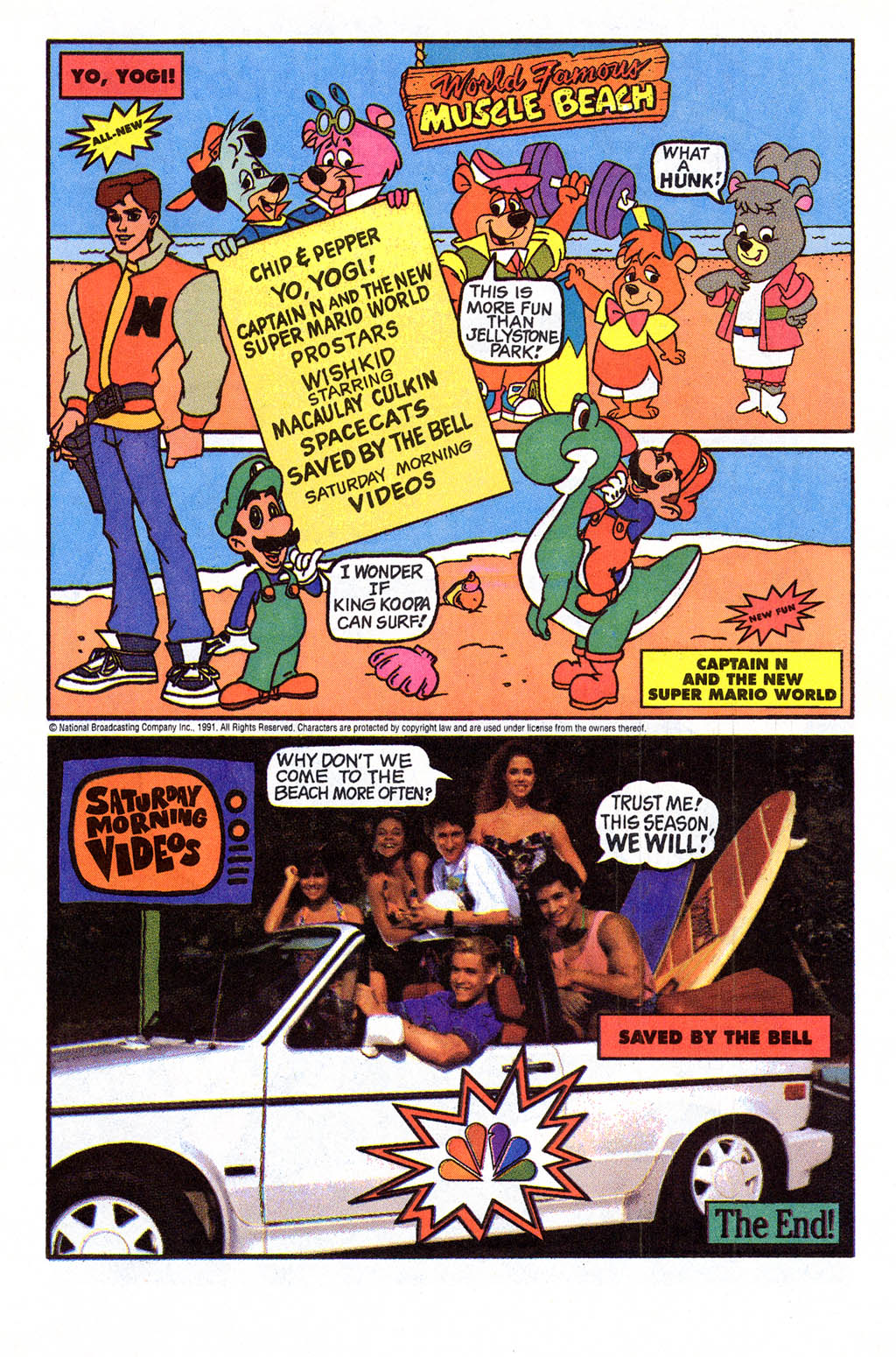 Read online NBC Saturday Morning Comics comic - Issue # Full