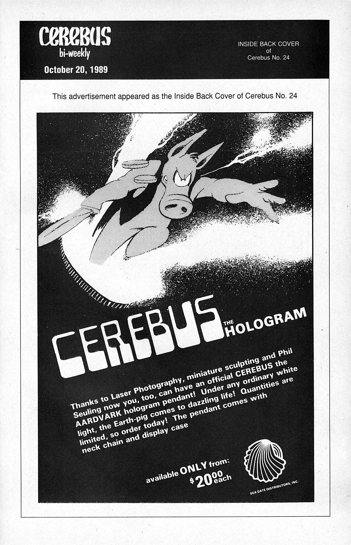 Read online Cerebus comic - Issue #24