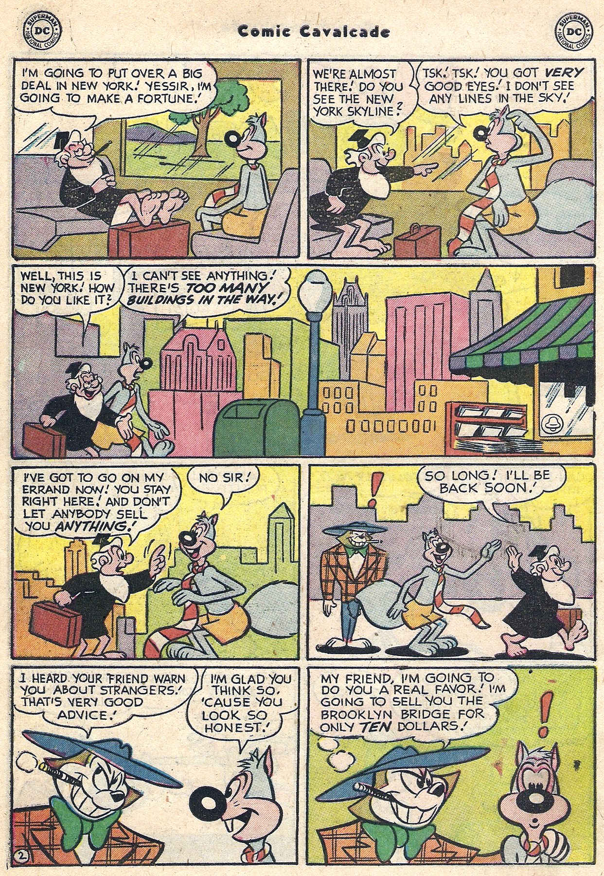 Read online Comic Cavalcade comic - Issue #56