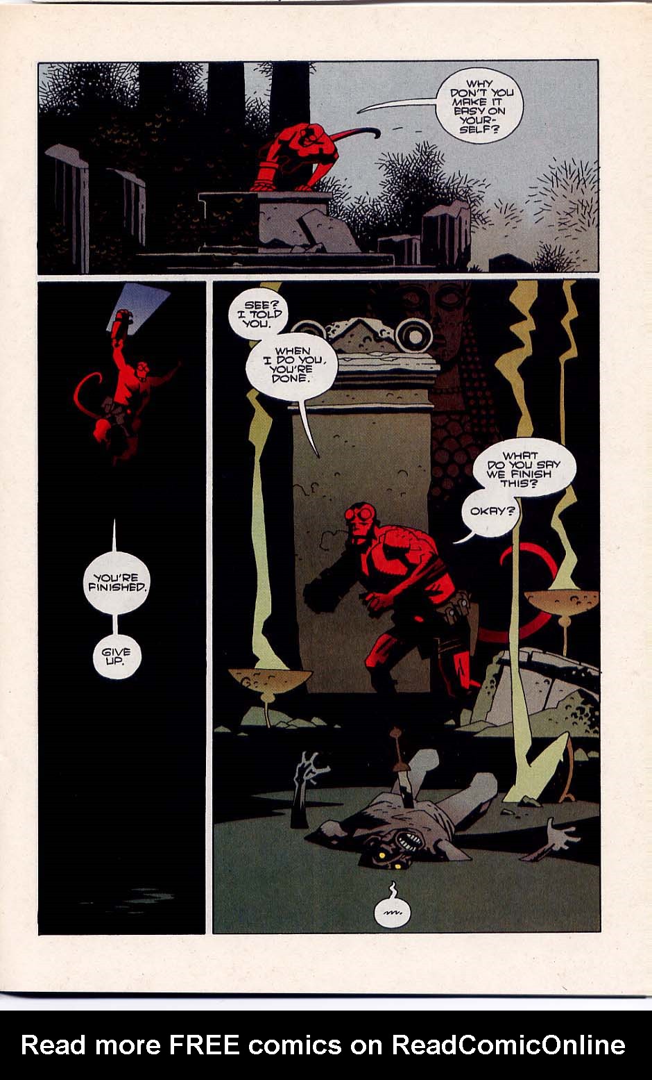 Read online Hellboy: Wake the Devil comic - Issue #3