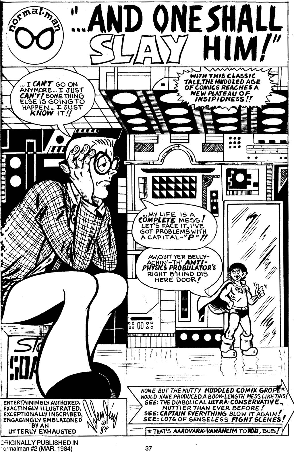 Read online Normalman - The Novel comic - Issue # TPB (Part 1)