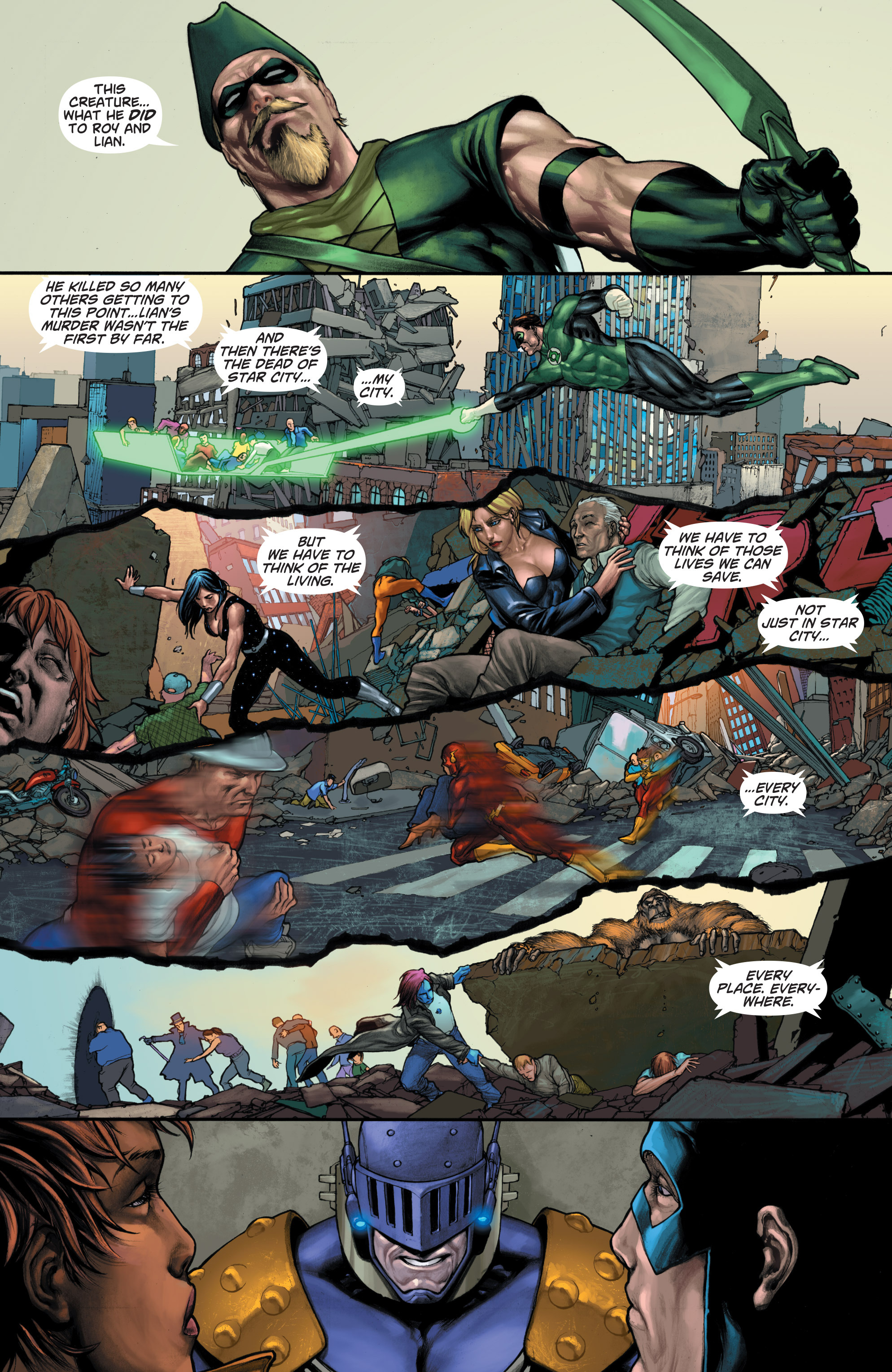 Read online Justice League: Cry for Justice comic - Issue #7