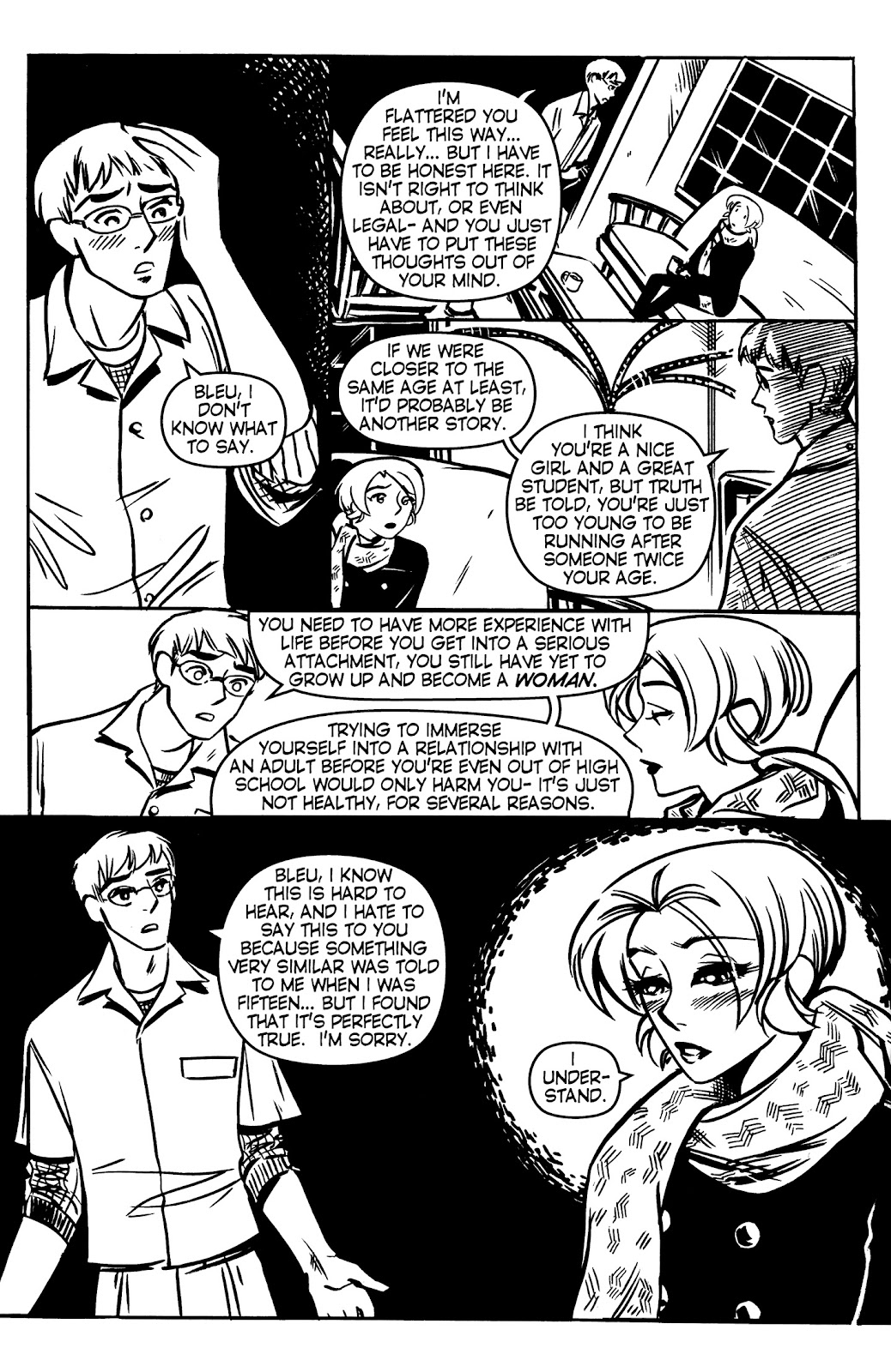 Read online Blue Monday: Painted Moon comic - Issue #4