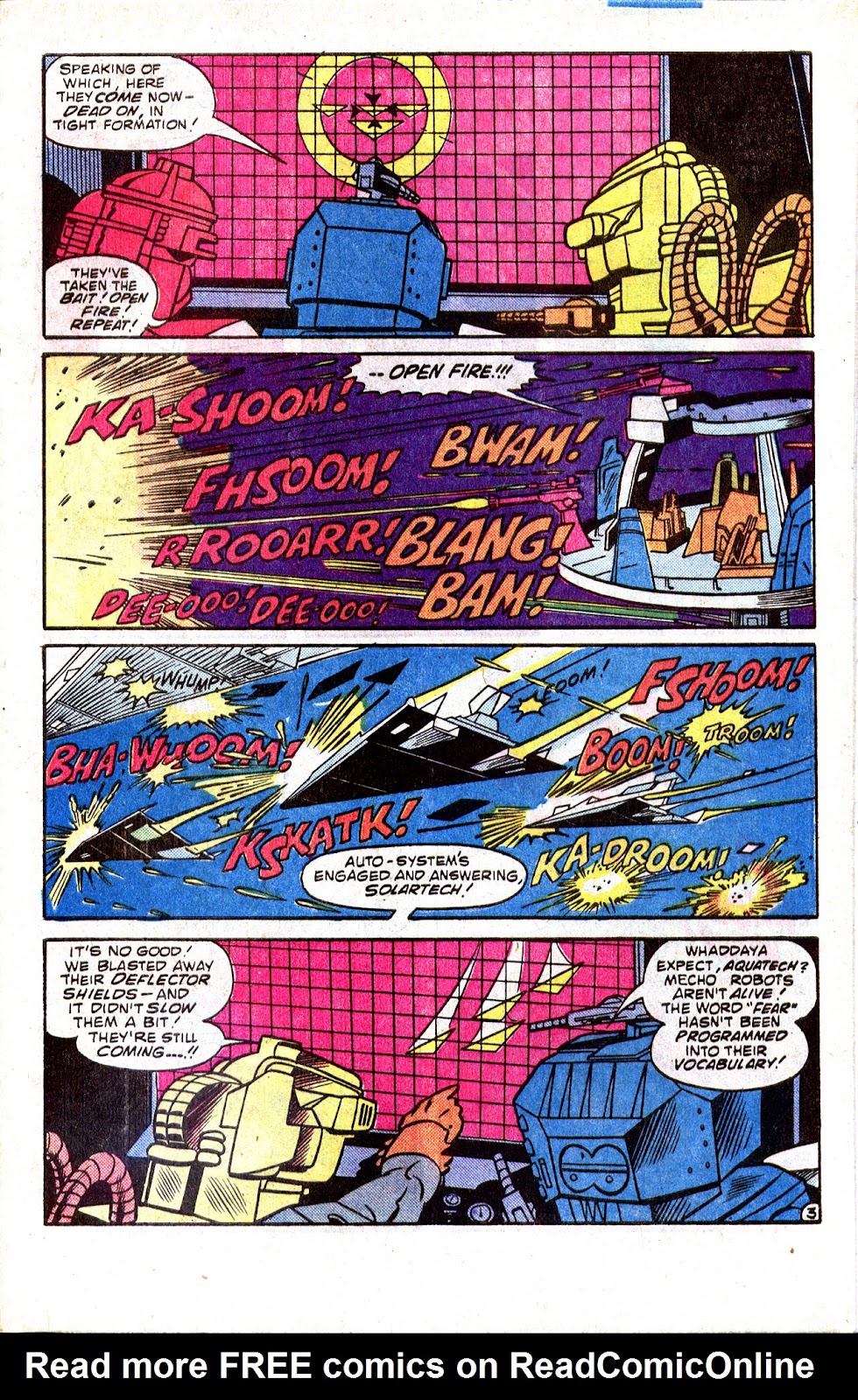 Read online ManTech Robot Warriors comic - Issue #1