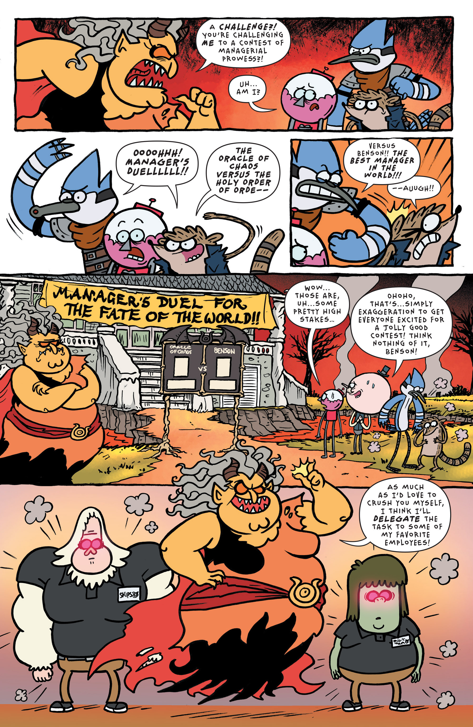 Read online Regular Show comic - Issue #40