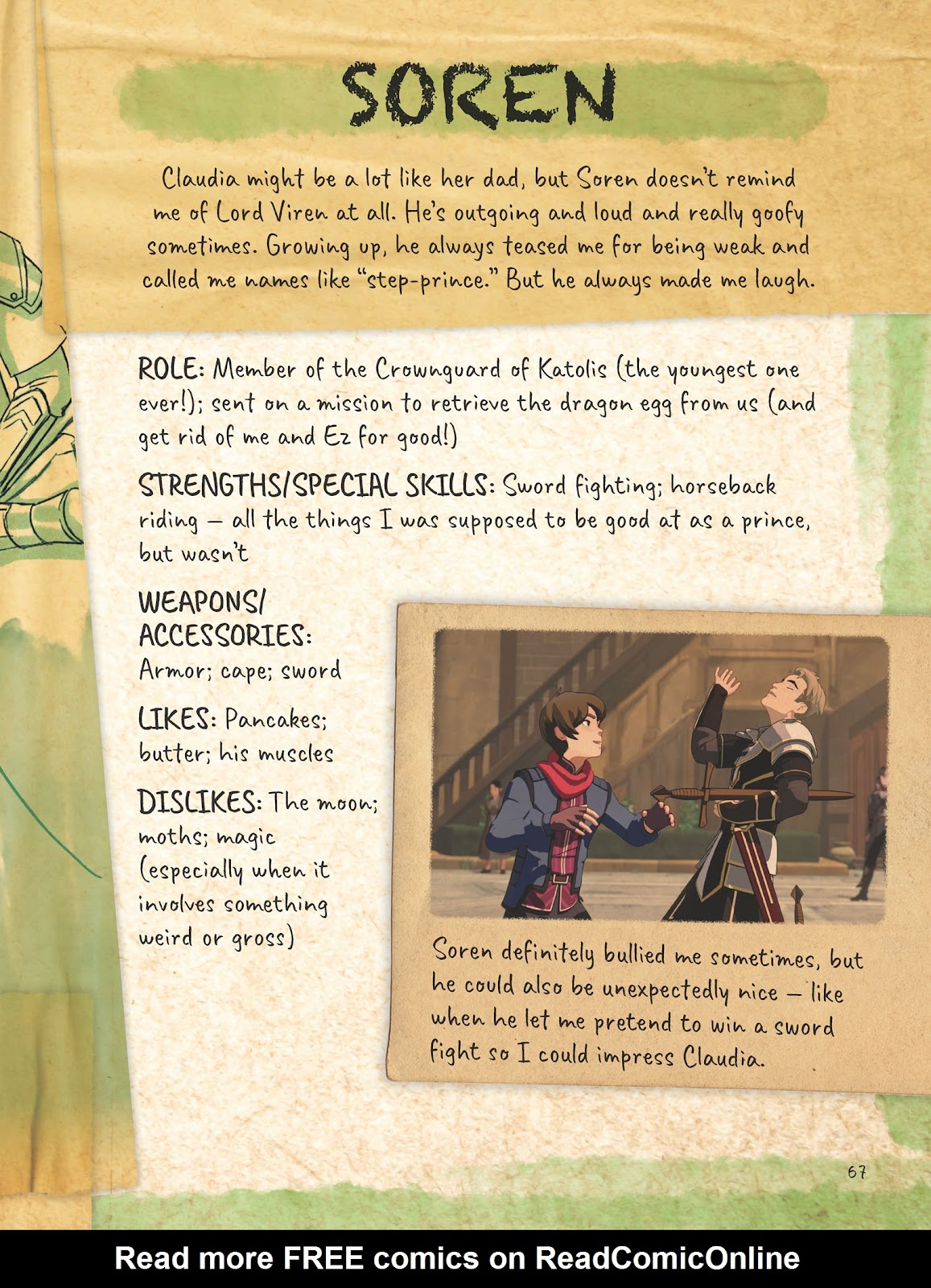 Read online Callum’s Spellbook: The Dragon Prince comic - Issue # TPB ...