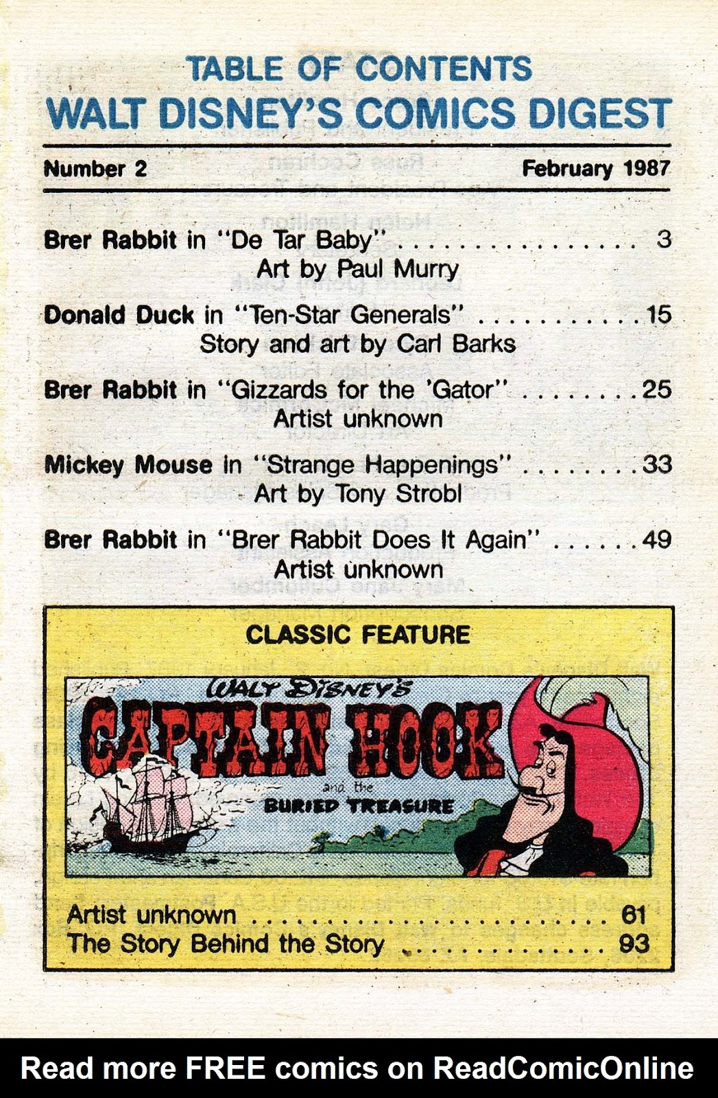 Read online Walt Disney's Comics Digest comic - Issue #2