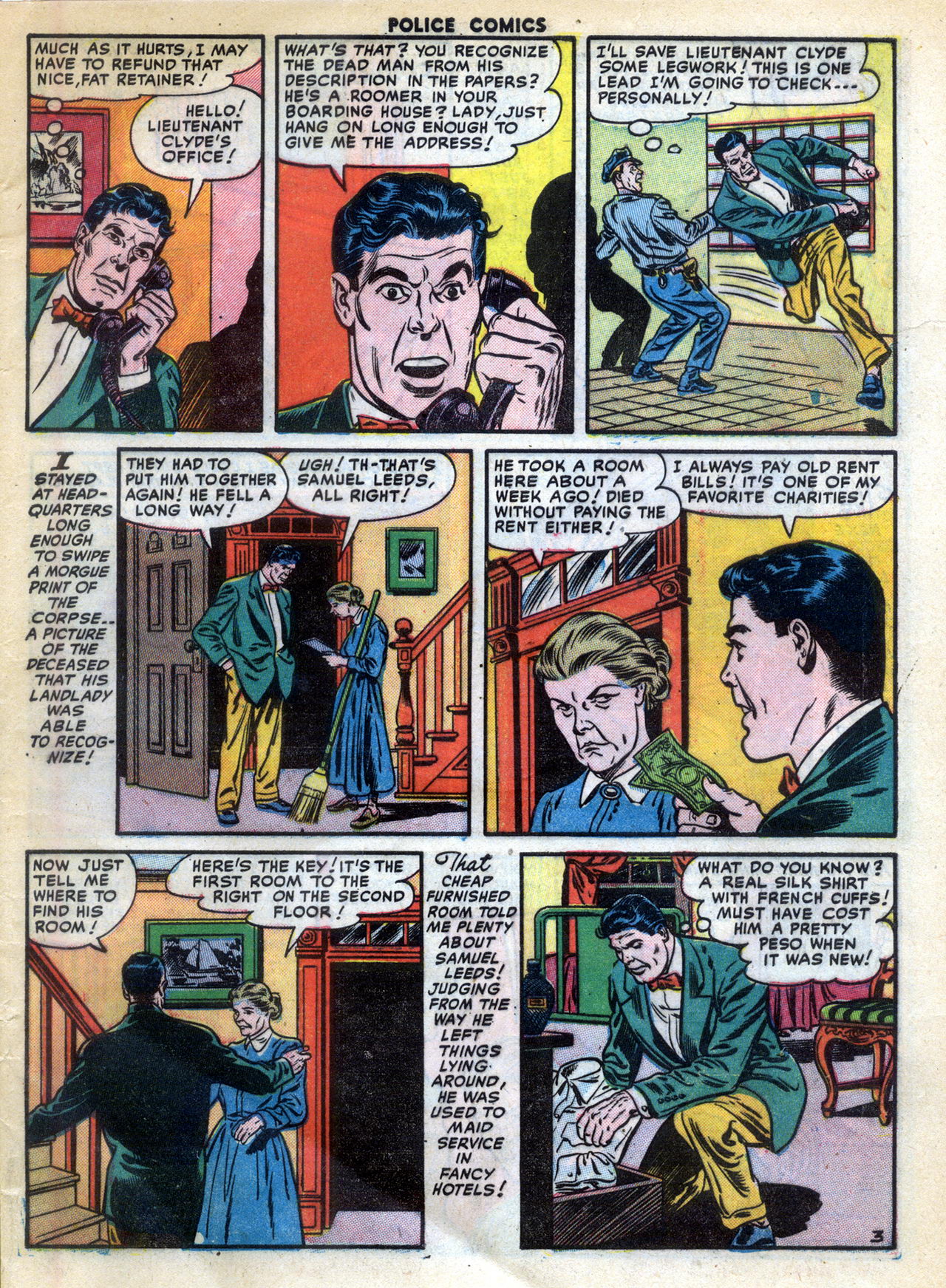 Read online Police Comics comic - Issue #112