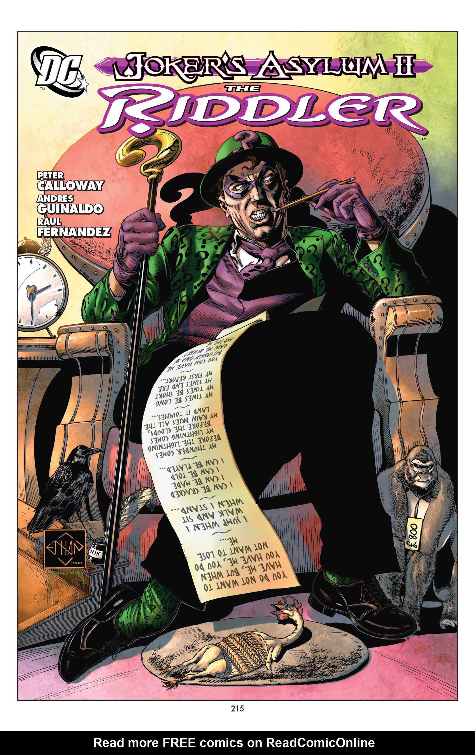 Read online Batman Arkham: The Riddler comic - Issue # TPB (Part 3)
