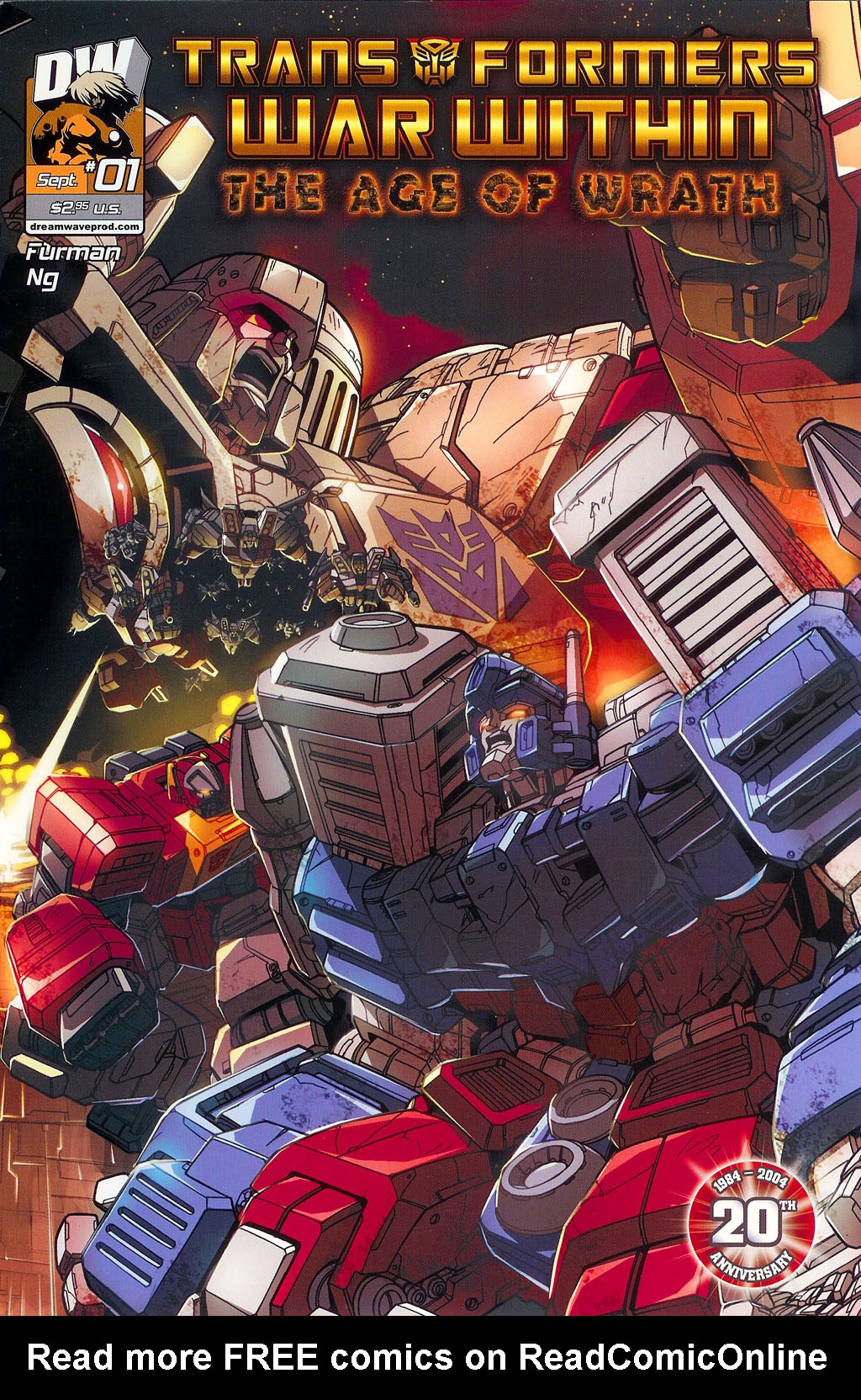 Read online Transformers War Within: "The Age of Wrath" comic - Issue #1
