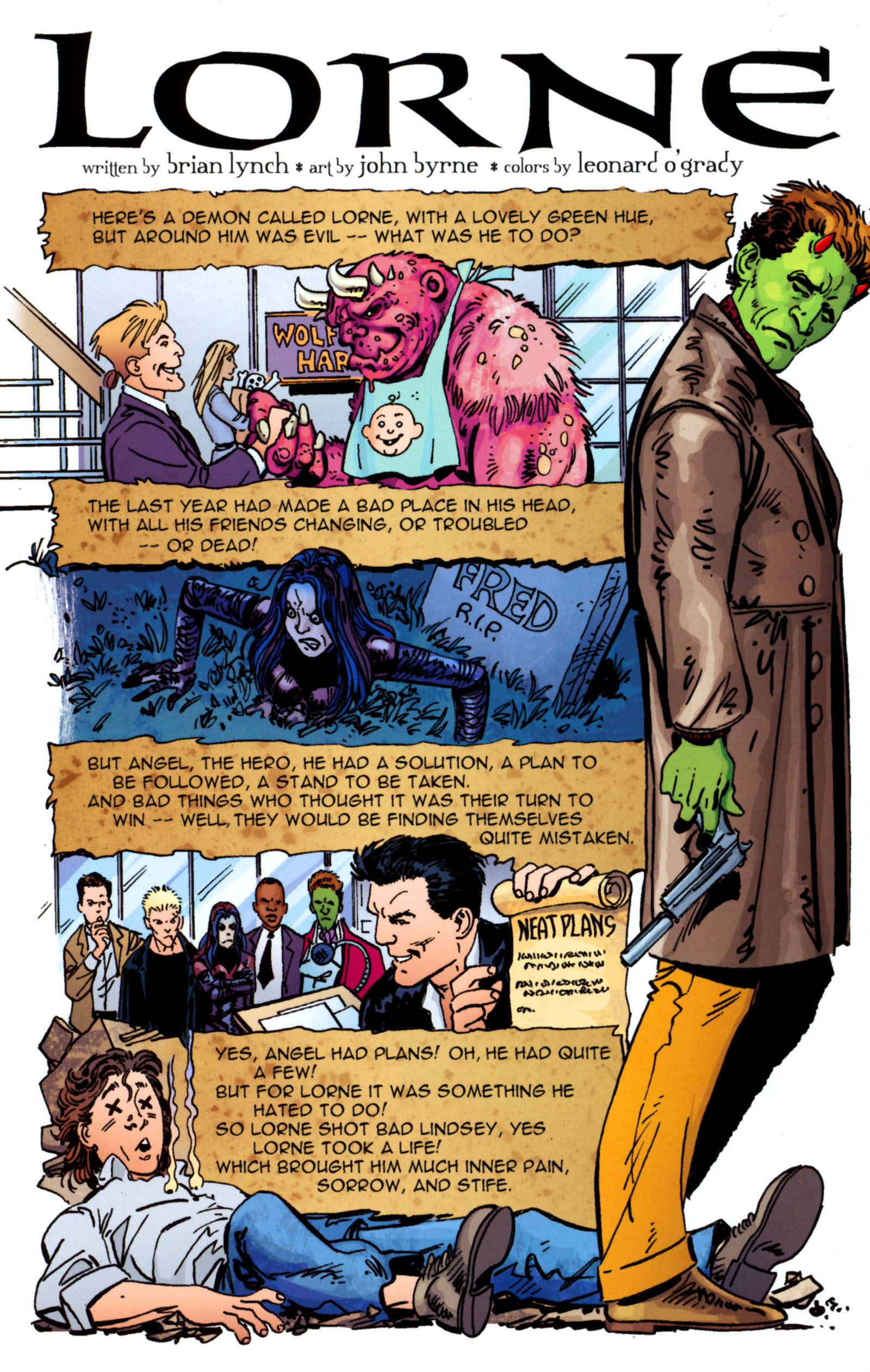 Read online Angel Special: Lorne comic - Issue # Full