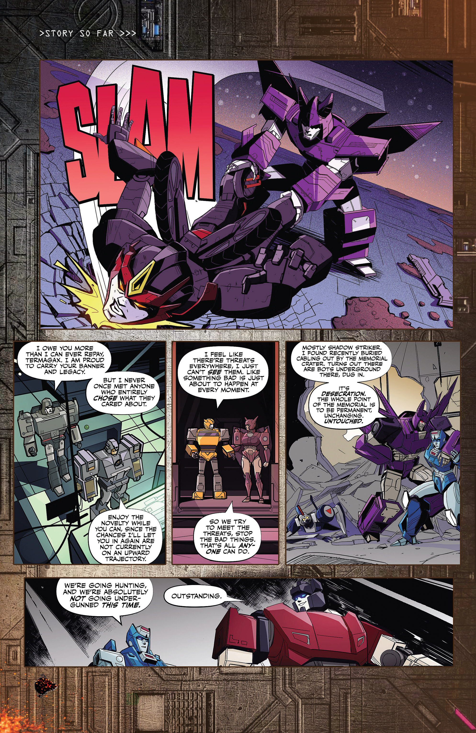 Read online Transformers (2019) comic - Issue #9