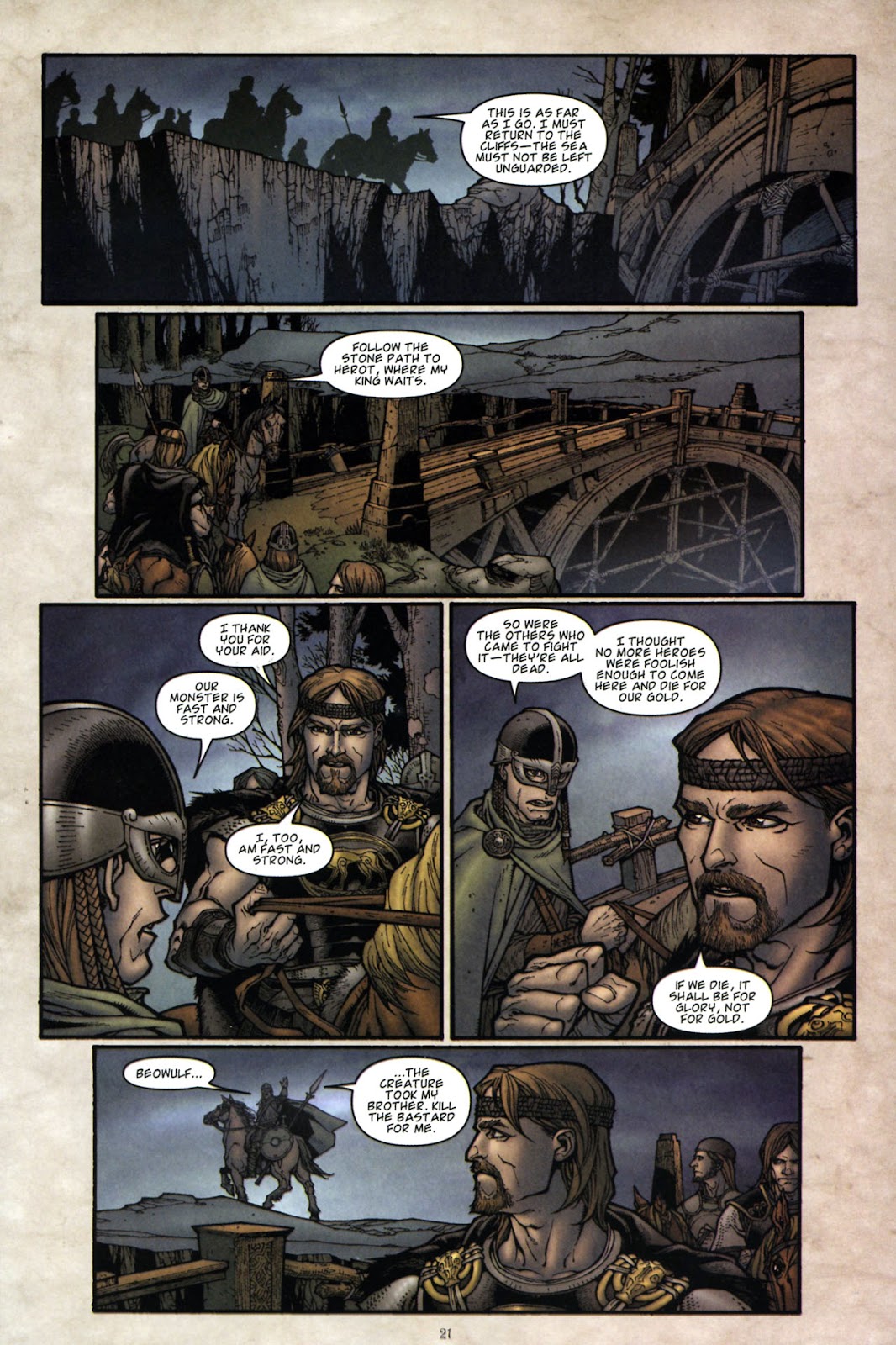 Read online Beowulf (2007) comic - Issue #1