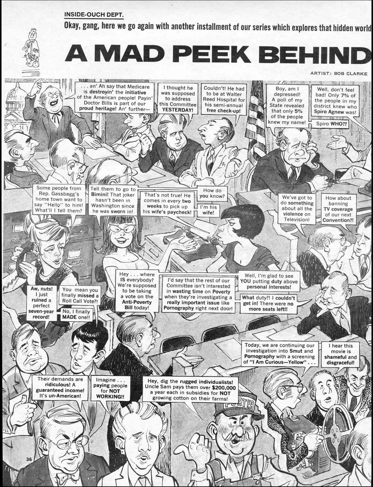 Read online MAD comic - Issue #133