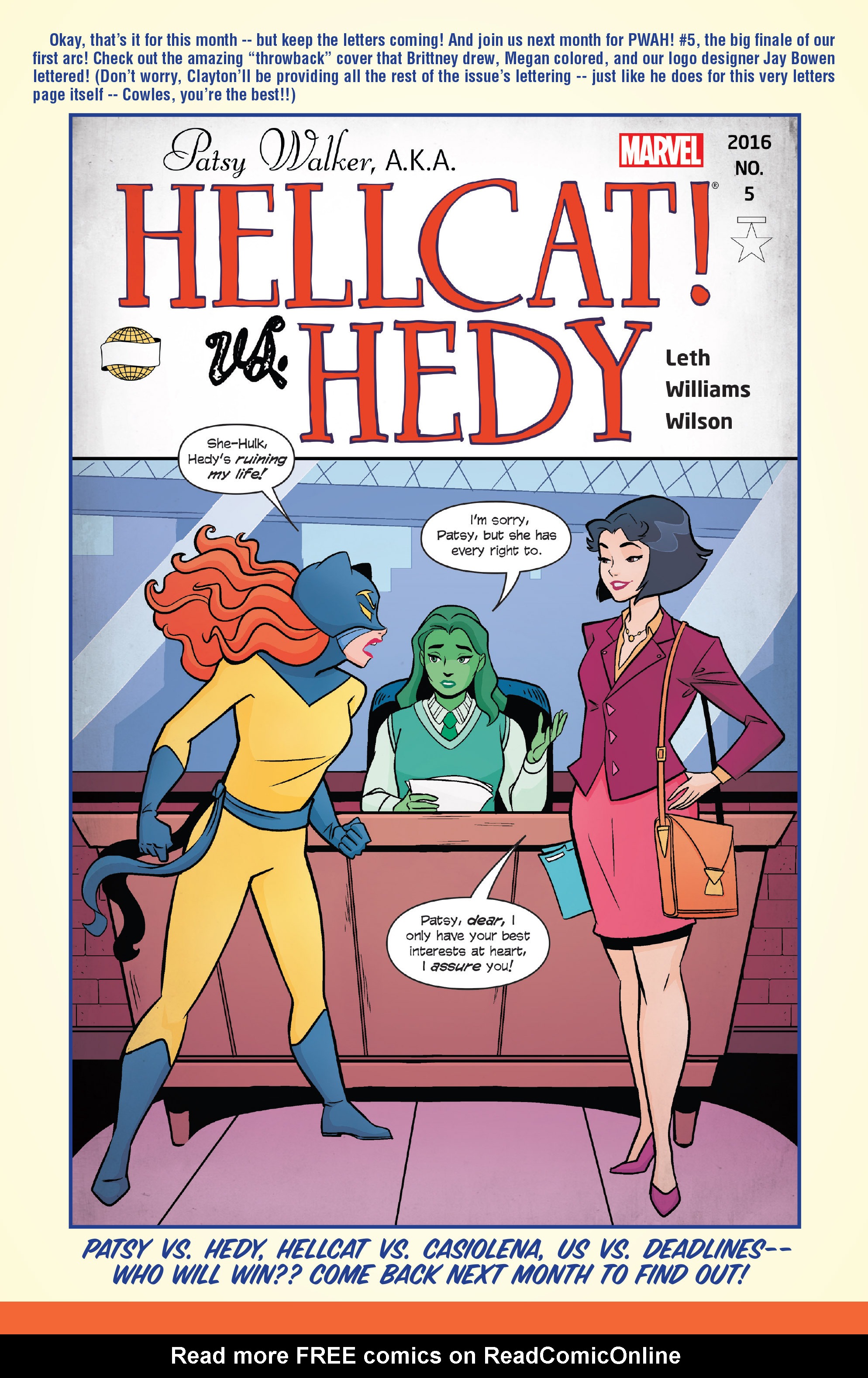 Read online Patsy Walker, A.K.A. Hellcat! comic - Issue #4