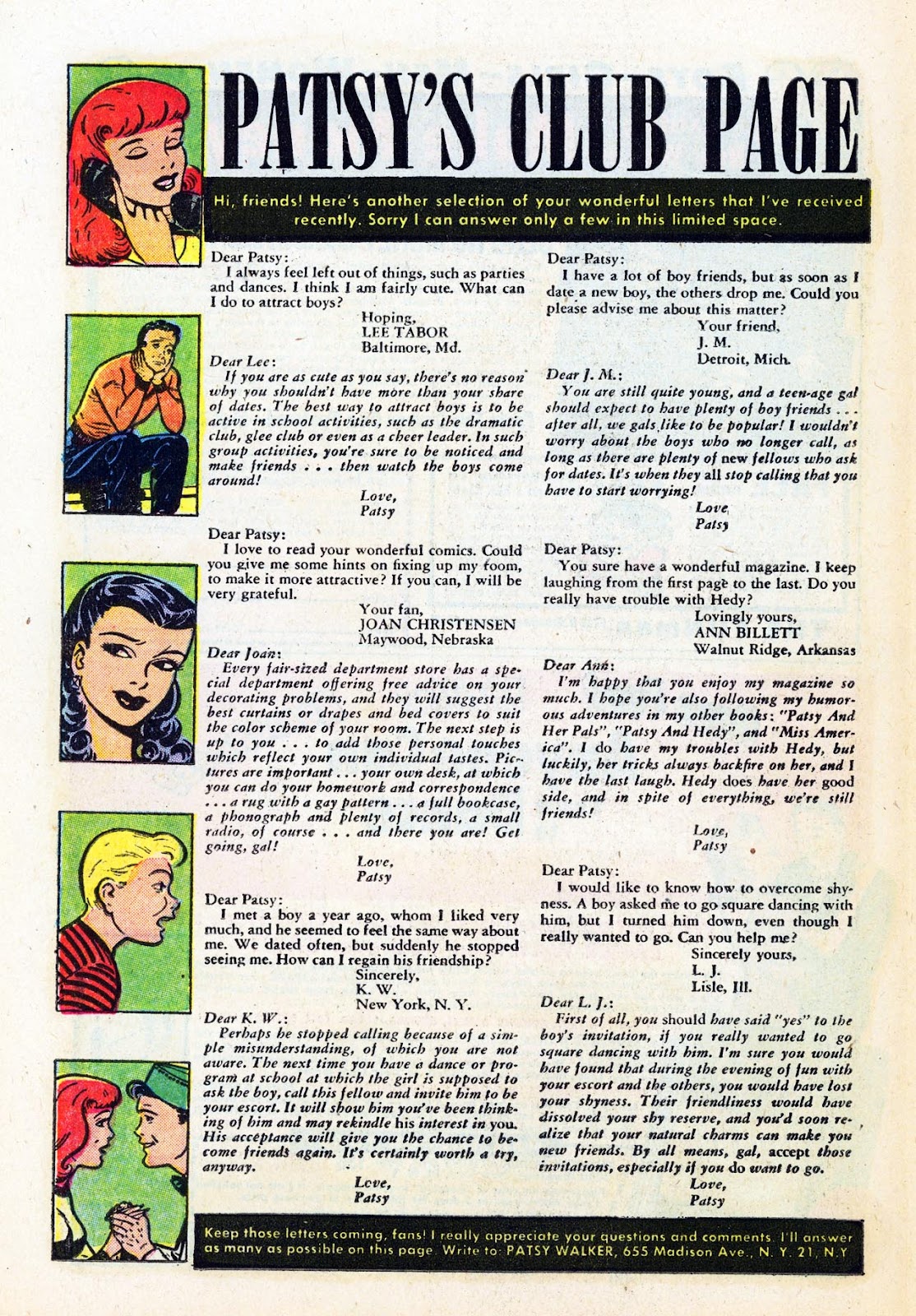 Read online Patsy Walker comic - Issue #58
