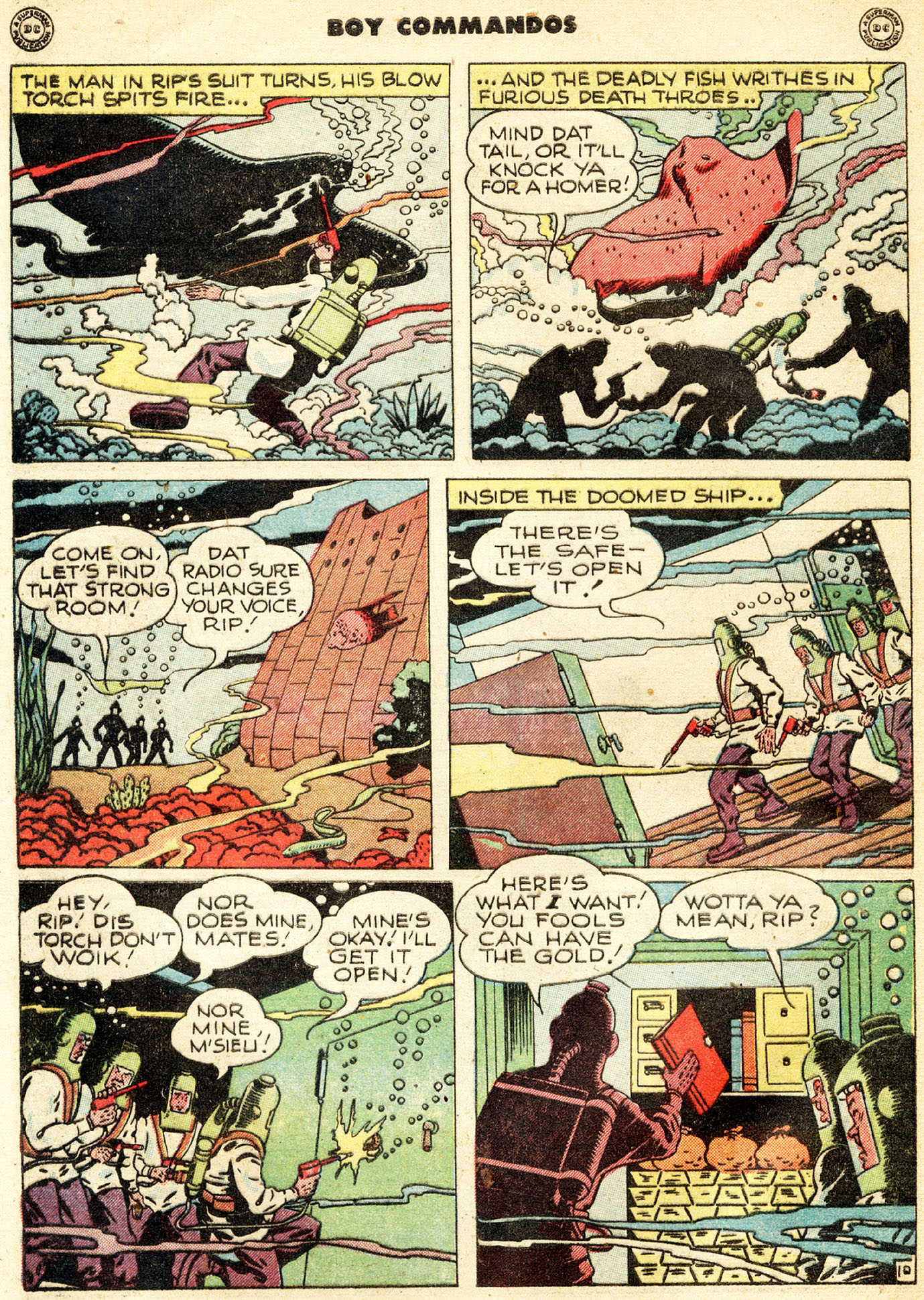 Read online Boy Commandos comic - Issue #20