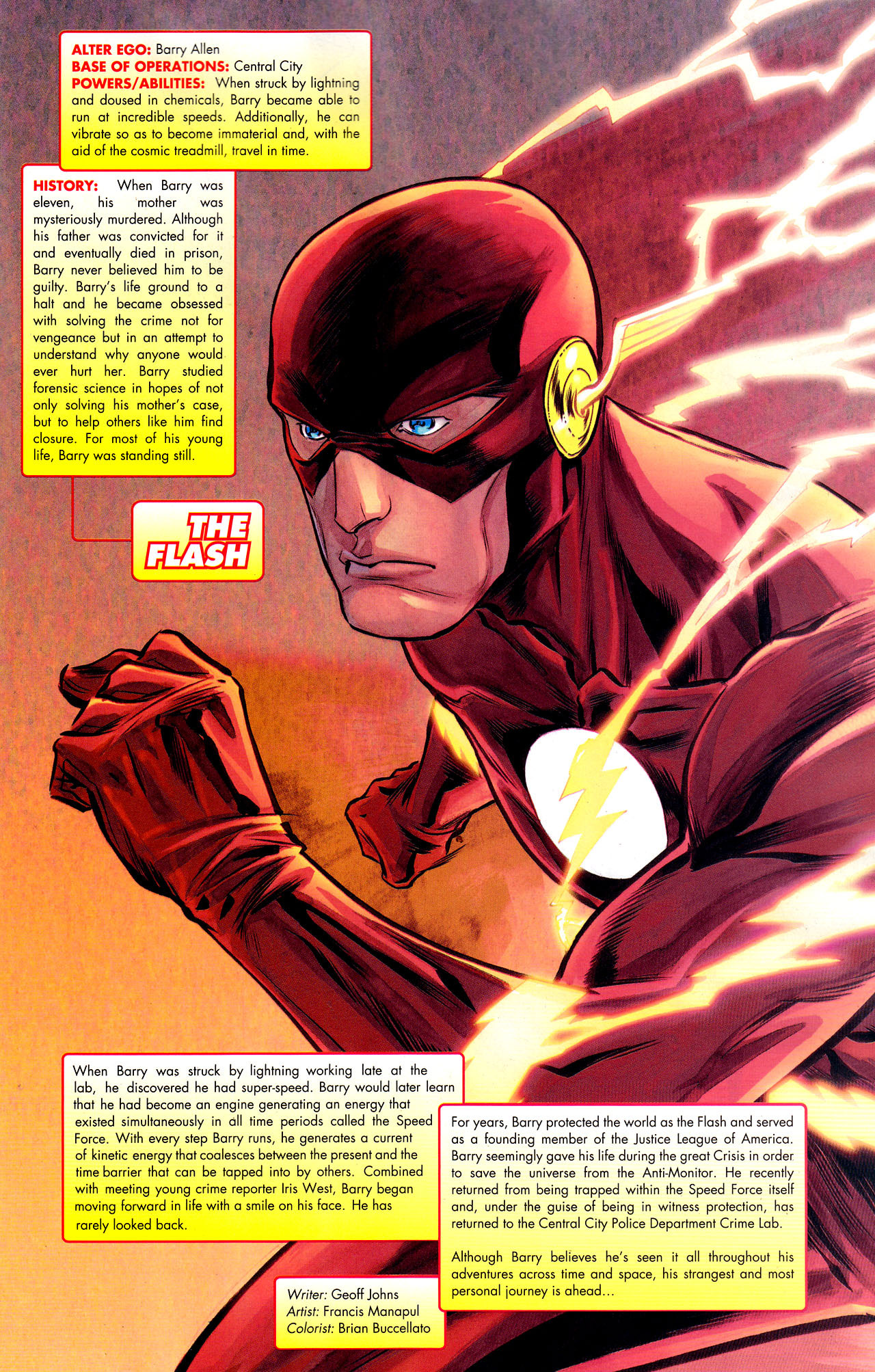 Read online The Flash Secret Files and Origins 2010 comic - Issue # Full