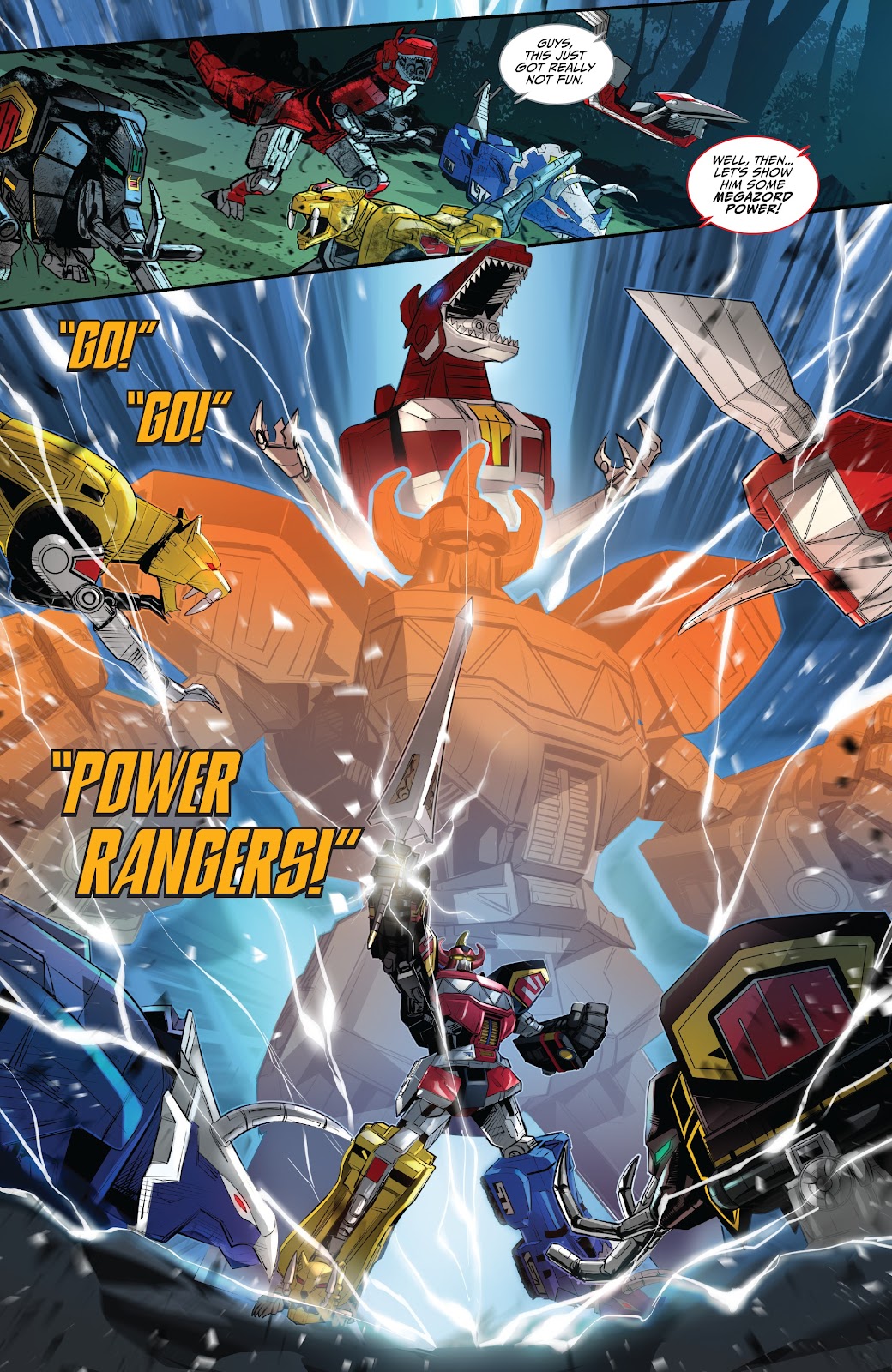 Read online Saban's Go Go Power Rangers: Forever Rangers comic - Issue ...