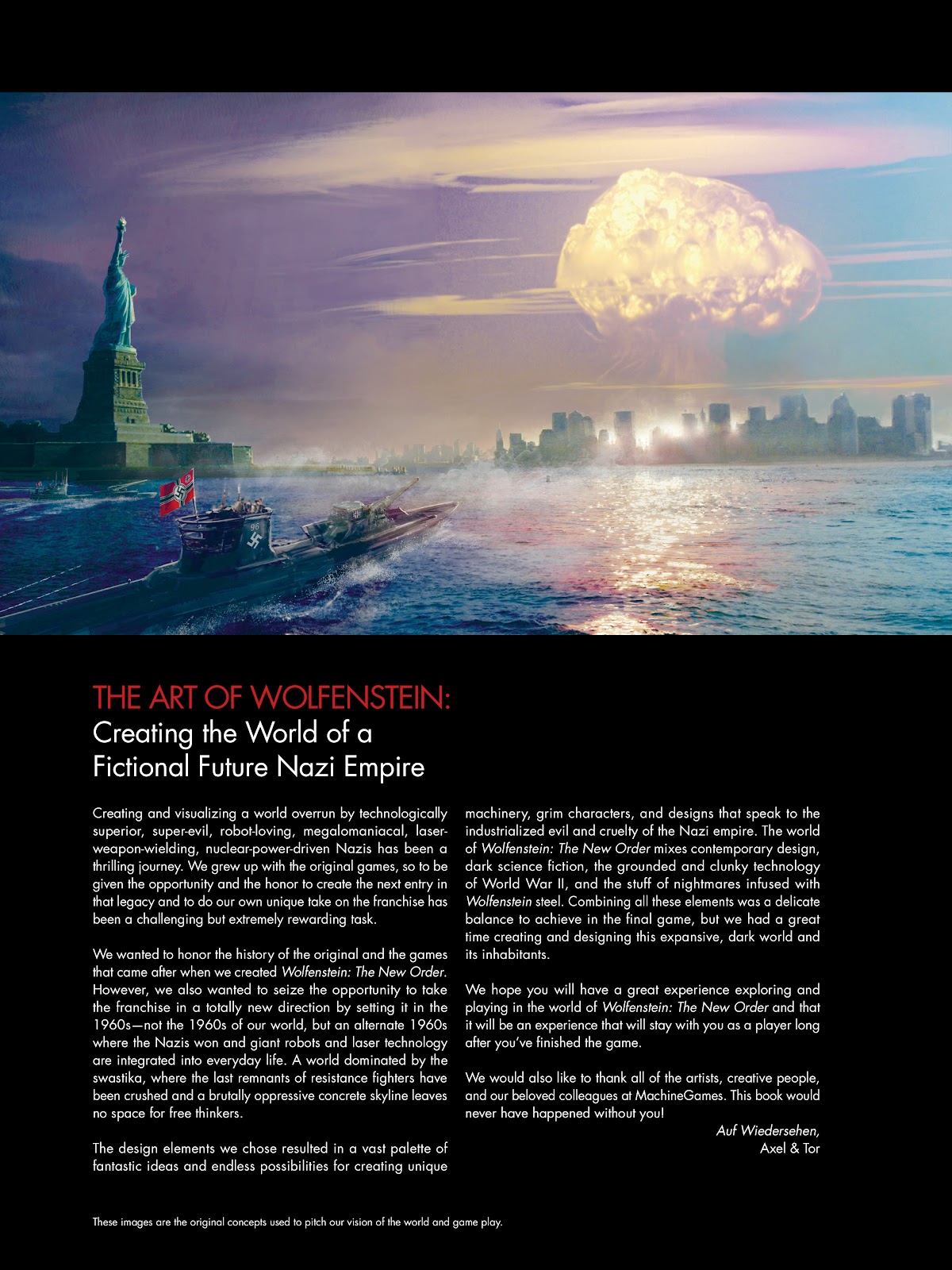 Read online The Art of Wolfenstein: The New Order comic - Issue # TPB ...
