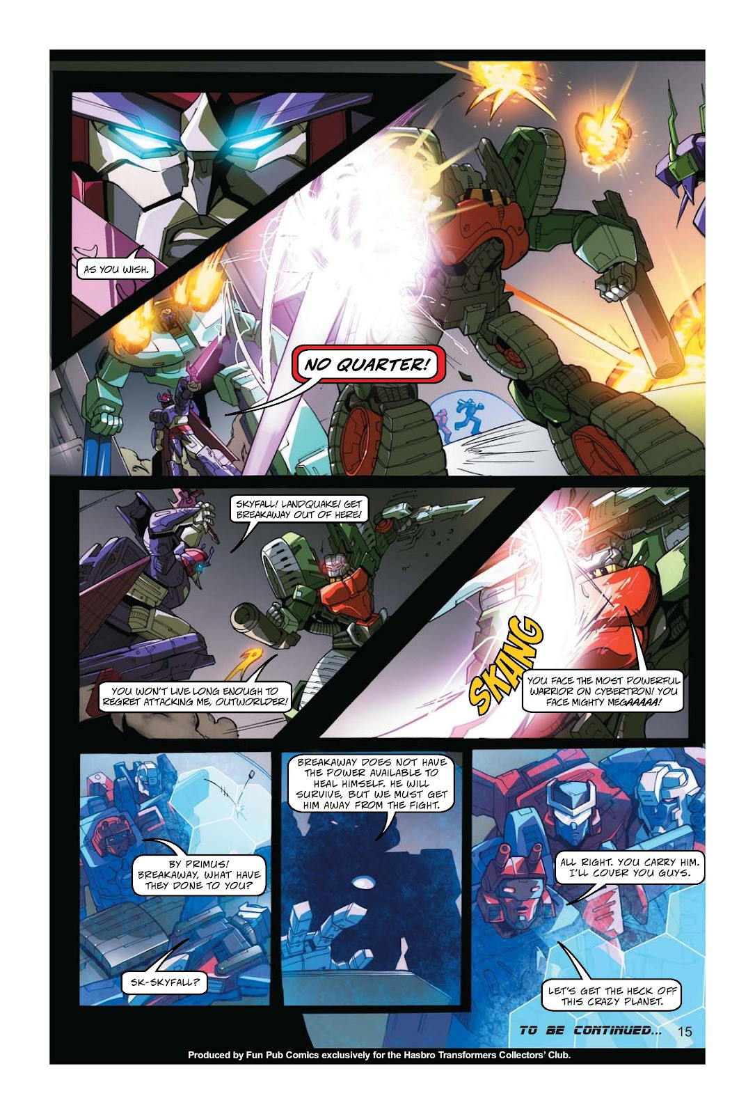 Read online Transformers: Collectors' Club comic - Issue #23