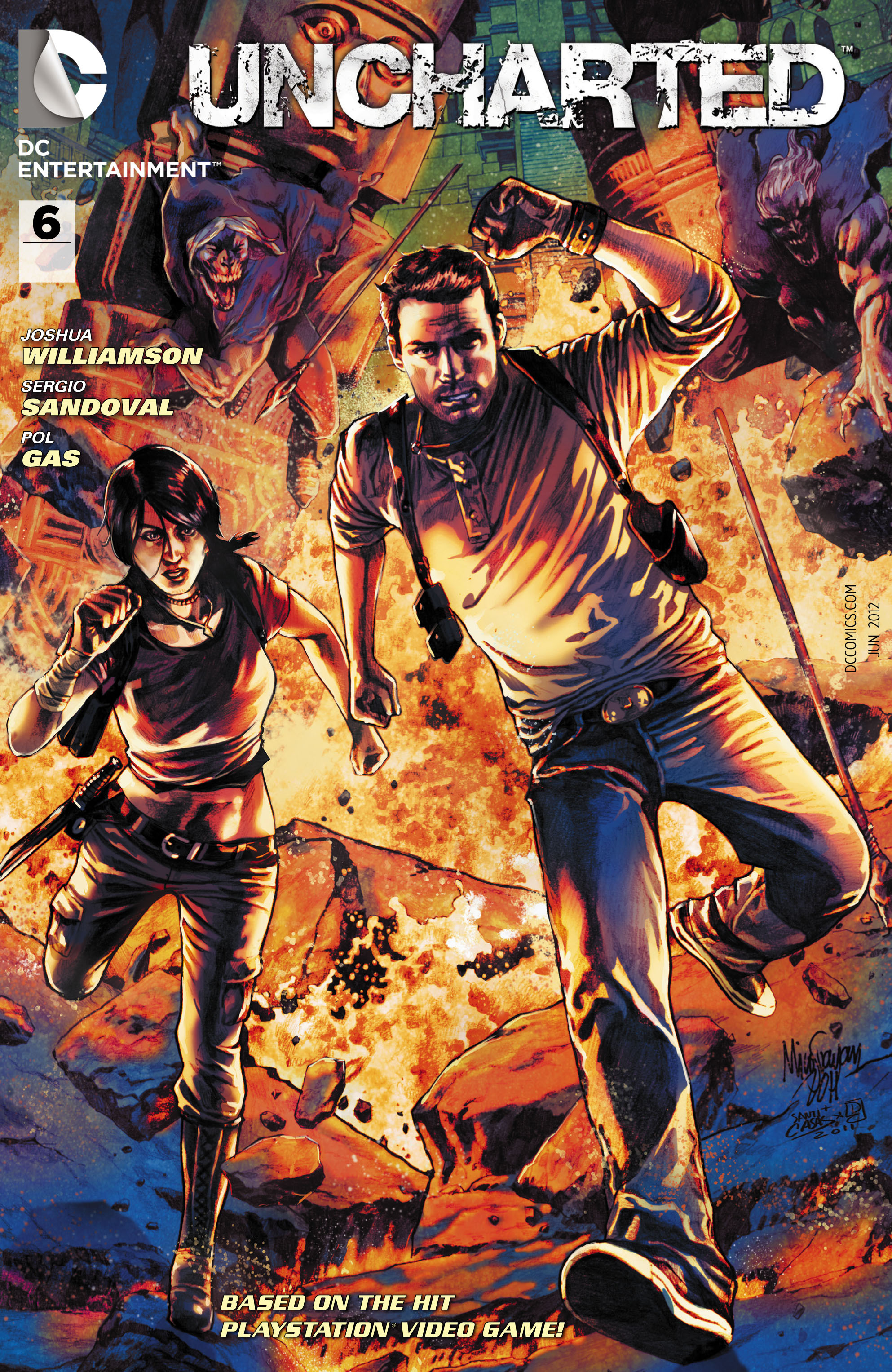 Read online Uncharted comic - Issue #6