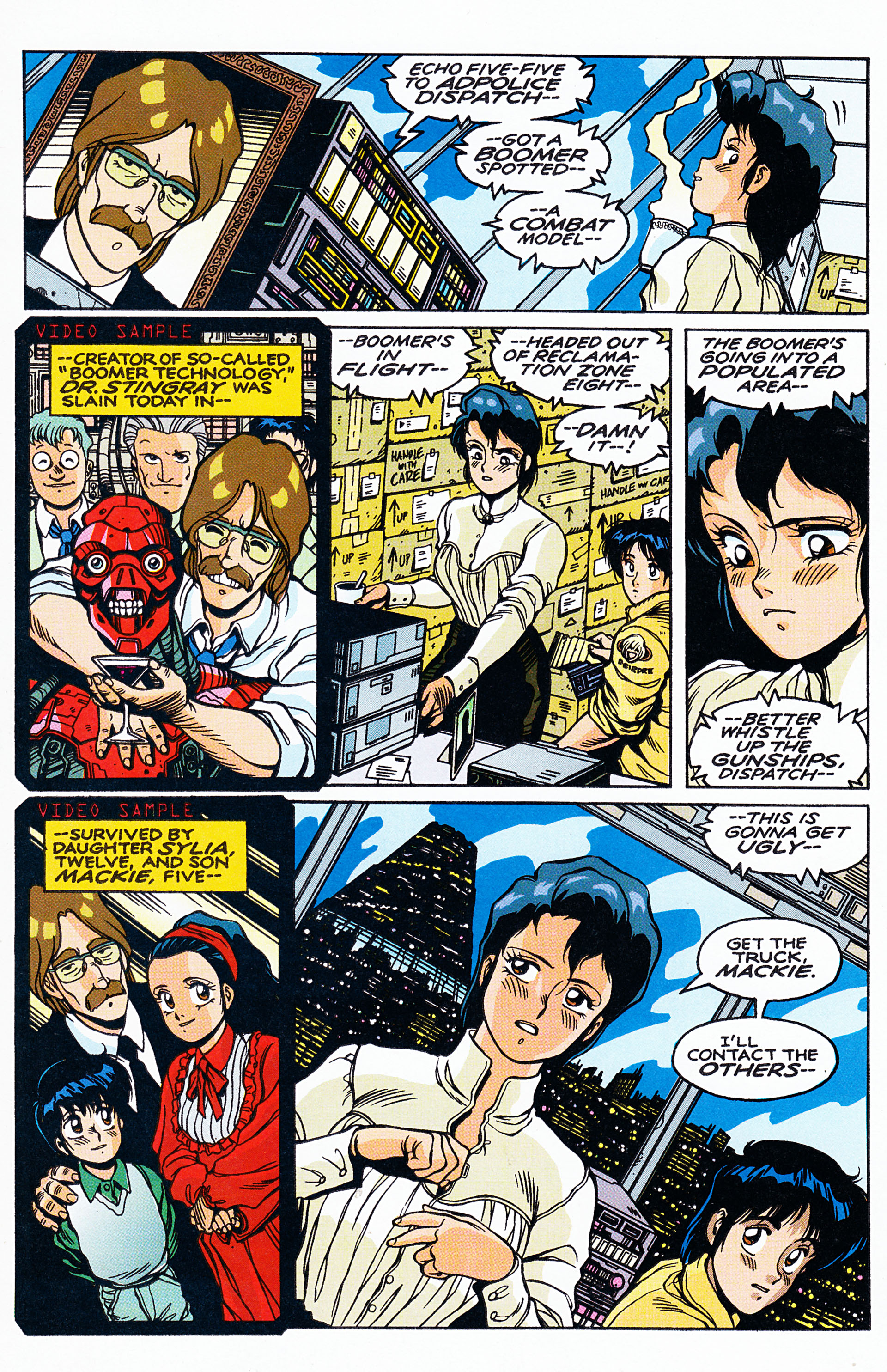 Read online Bubblegum Crisis: Grand Mal comic - Issue #1