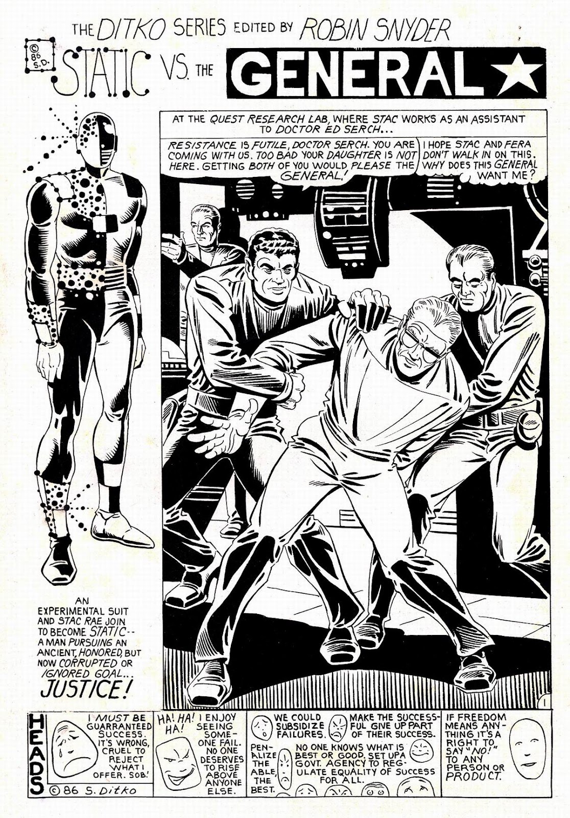 Read online Ditko's World featuring Static comic - Issue #1