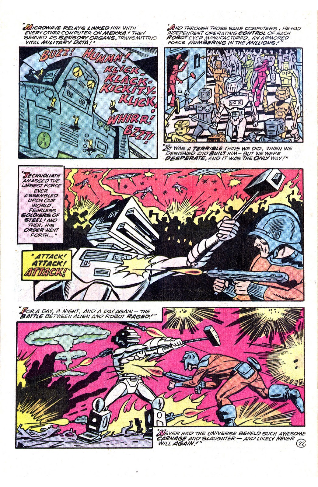 Read online ManTech Robot Warriors comic - Issue #1