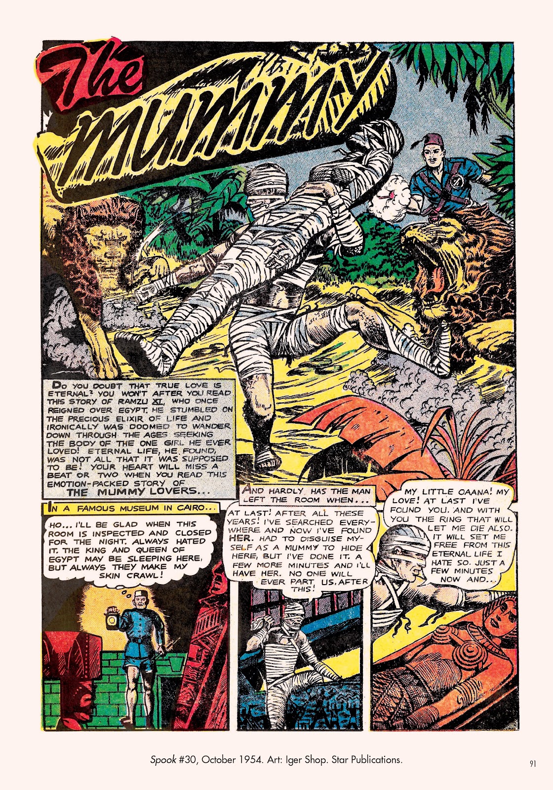Read online Classic Monsters of Pre-Code Horror Comics: Mummies comic ...