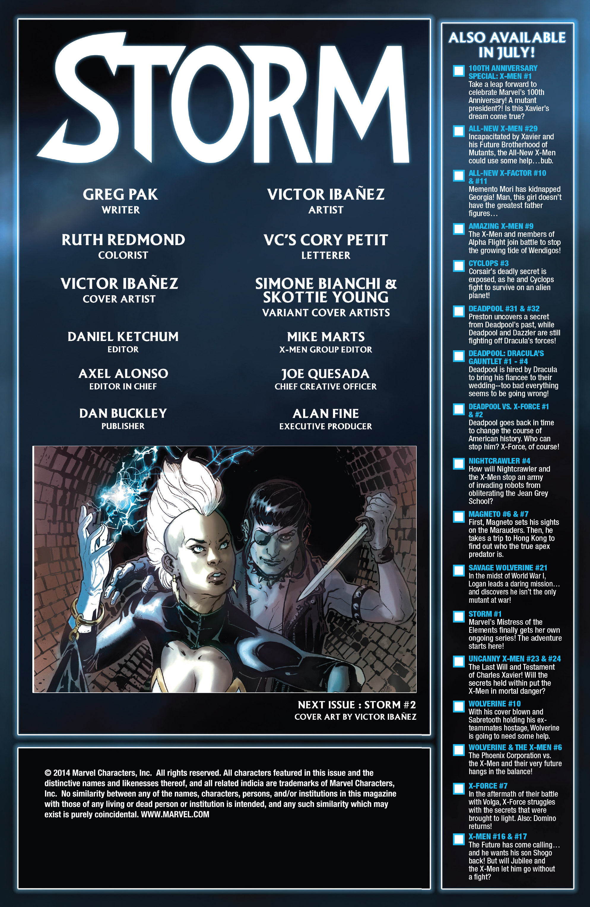 Read online Storm comic - Issue #1