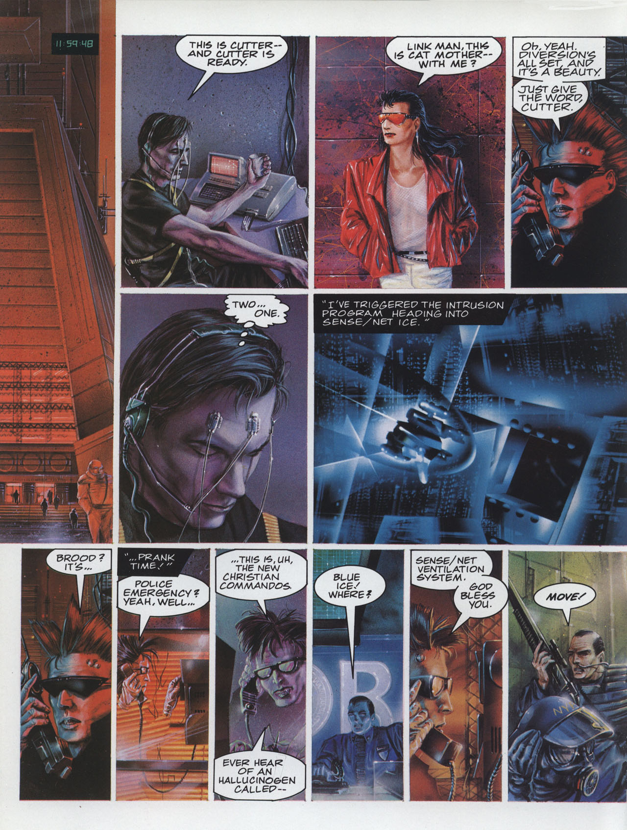 Read online Marvel Graphic Novel comic - Issue #52 - Neuromancer