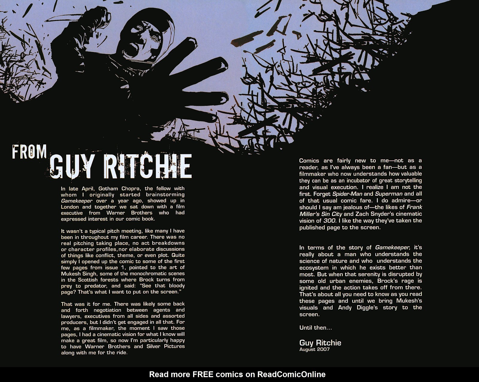 Read online Guy Ritchie's Gamekeeper Omnibus comic - Issue # TPB (Part 1)