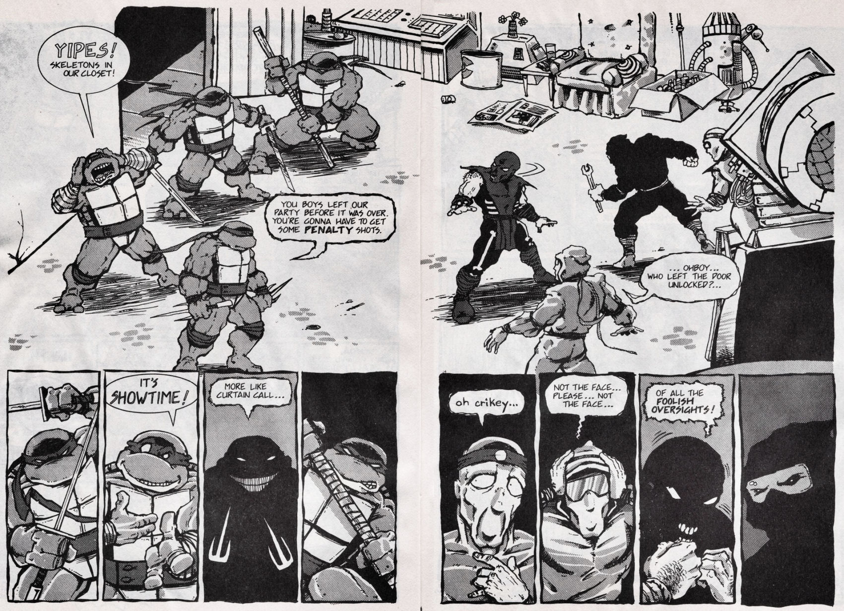 Read online Teenage Mutant Ninja Turtles (1984) comic - Issue #45