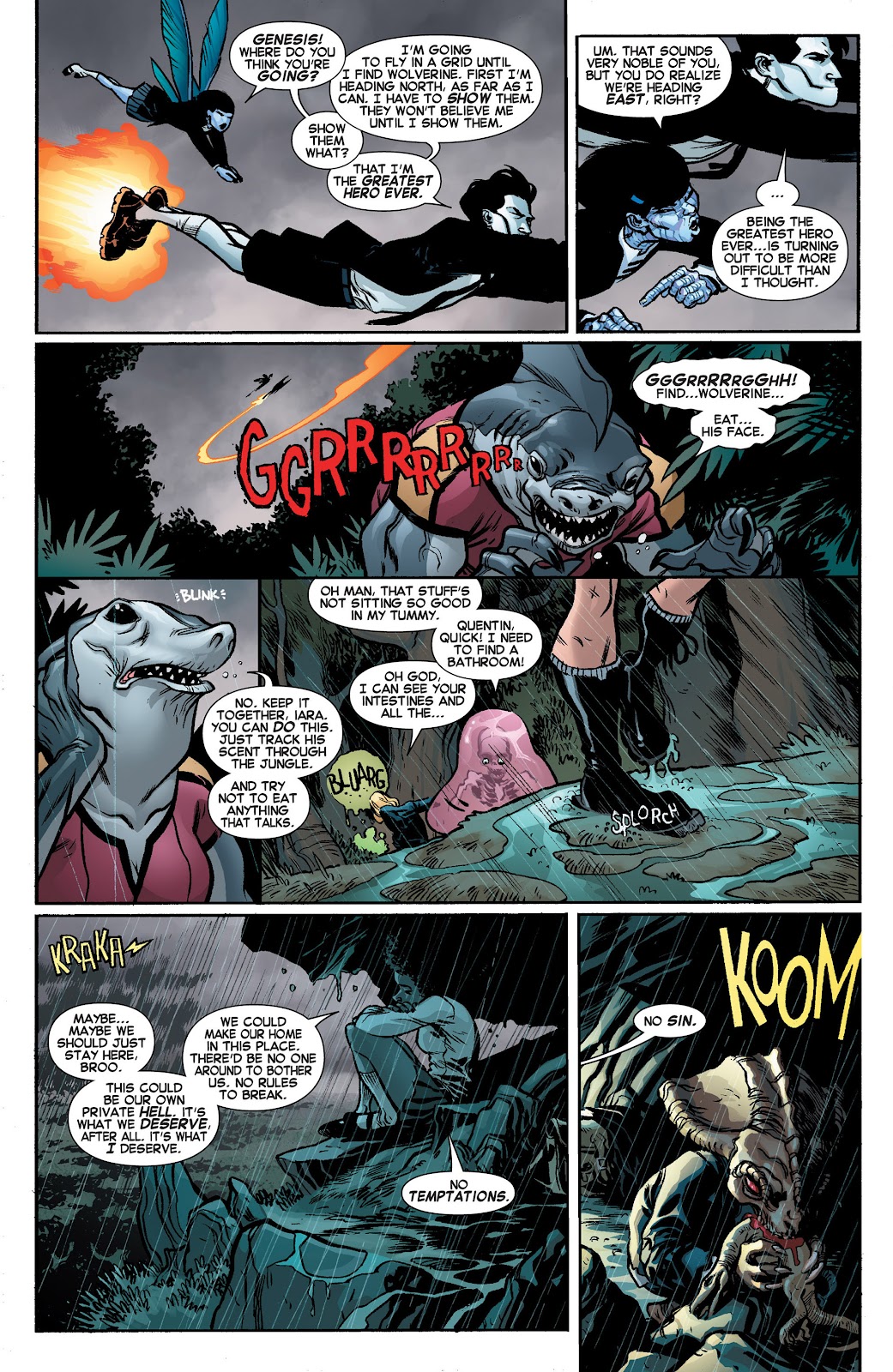 Read online Wolverine & The X-Men comic - Issue #25