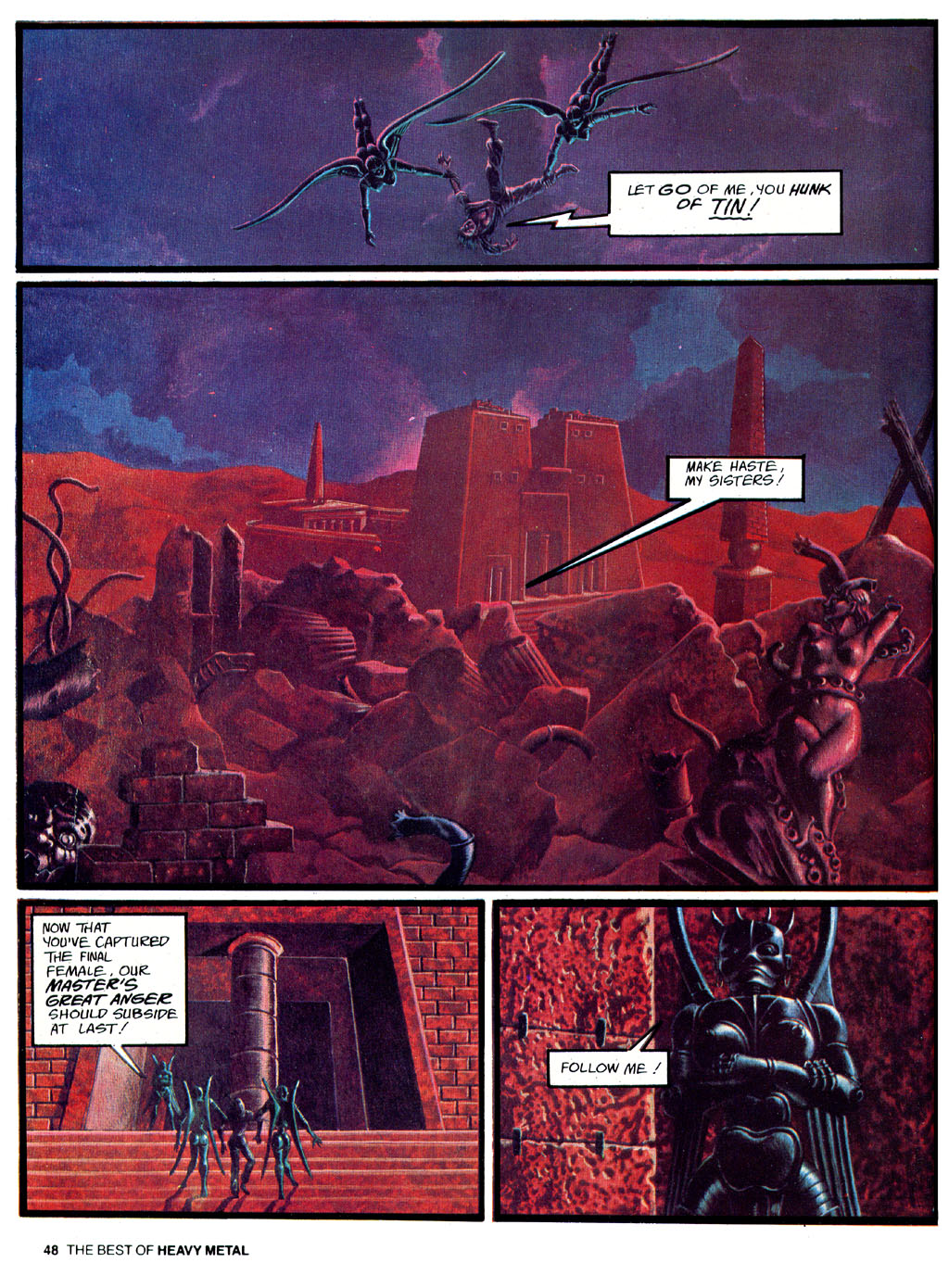 Read online The Best of Heavy Metal comic - Issue # TPB 1