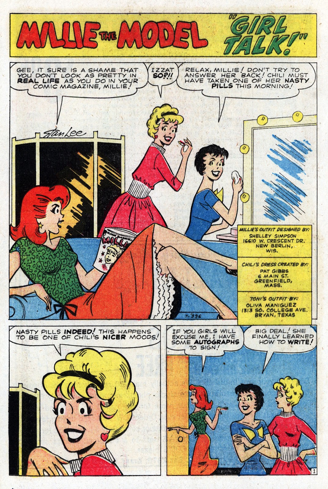 Read online Millie the Model comic - Issue #100