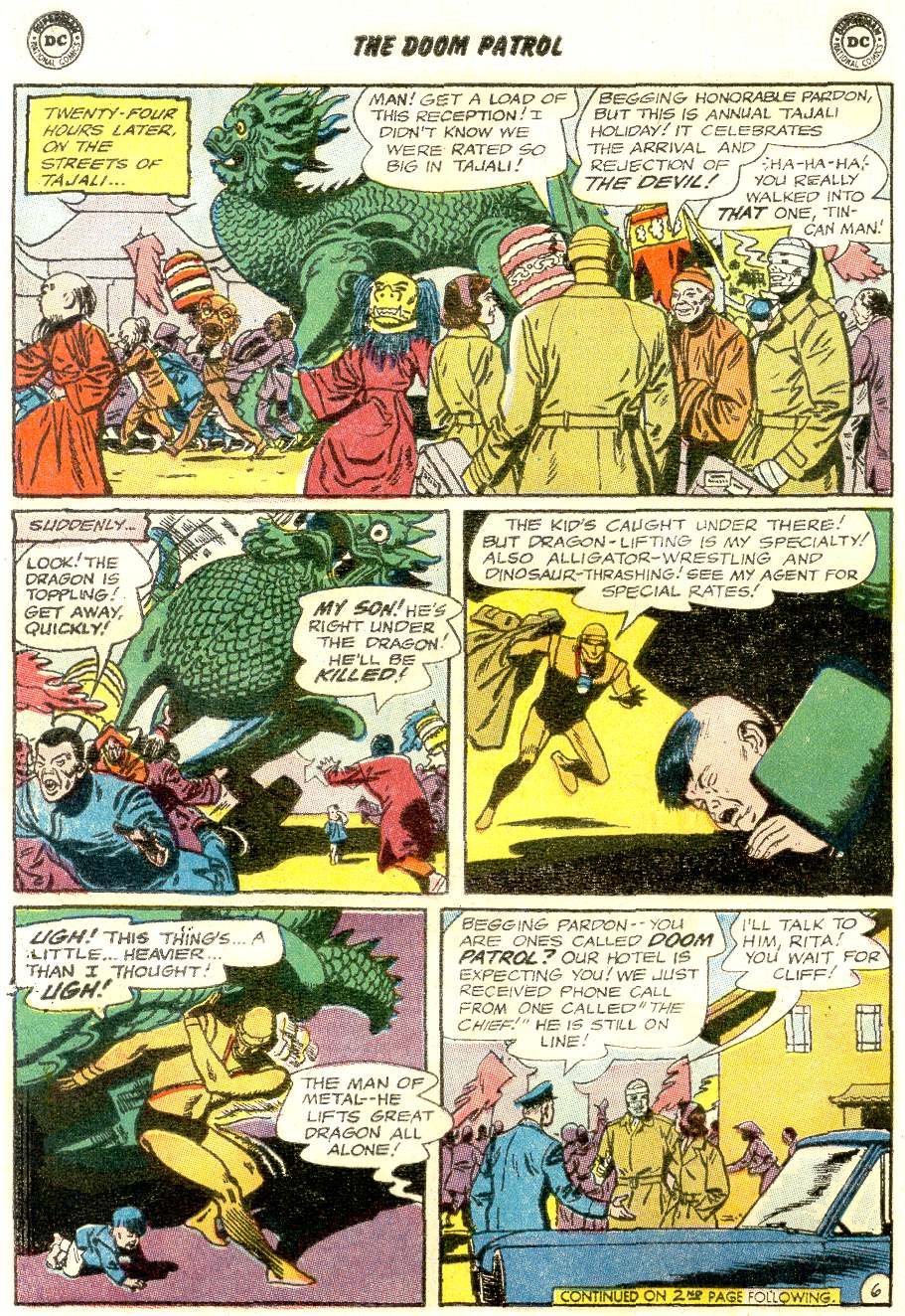 Read online Doom Patrol (1964) comic - Issue #96